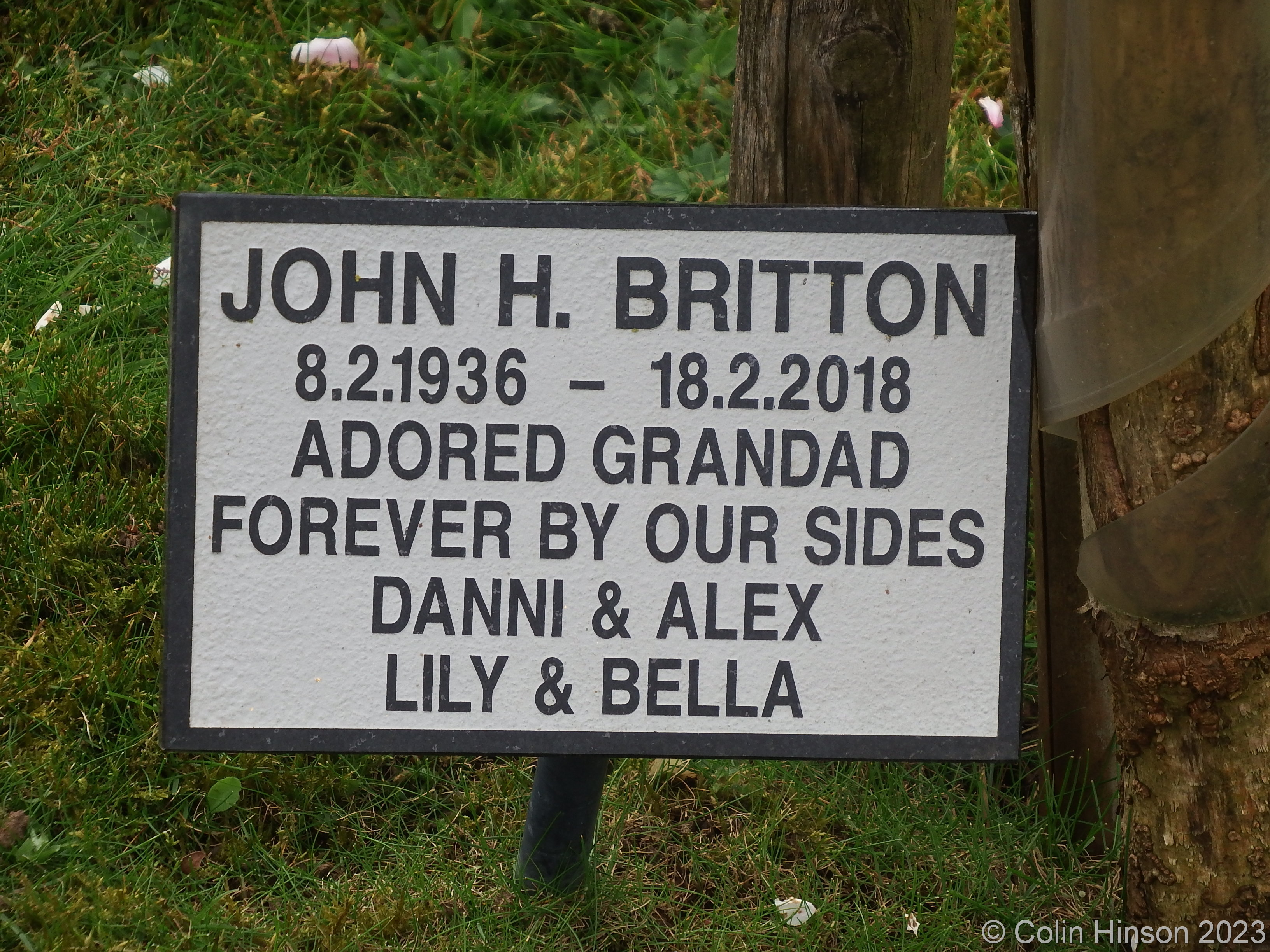 GENUKI: Anlaby Cemetery gravestones, Yorkshire (East Riding)
