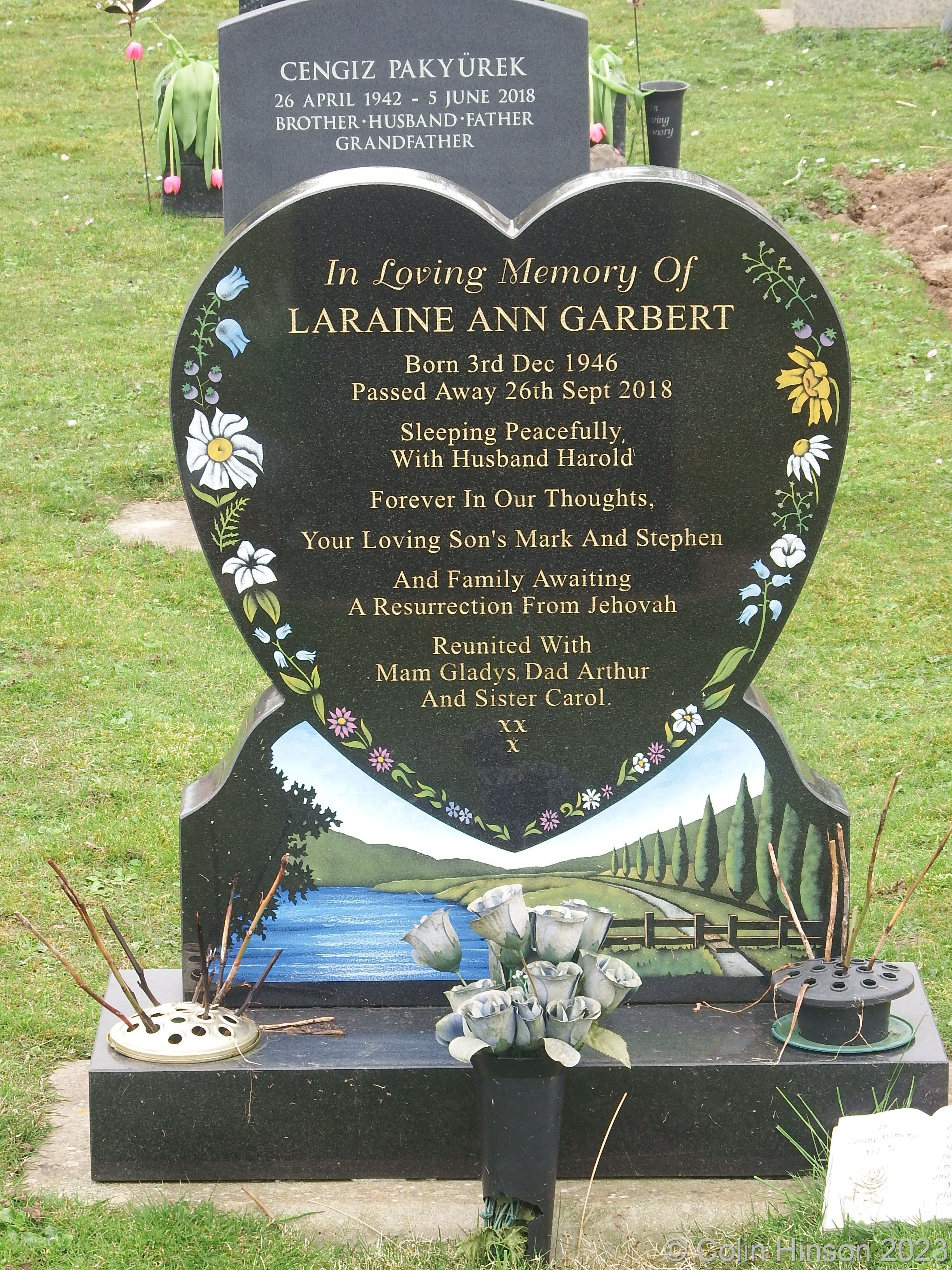 GENUKI: Anlaby Cemetery gravestones, Yorkshire (East Riding)