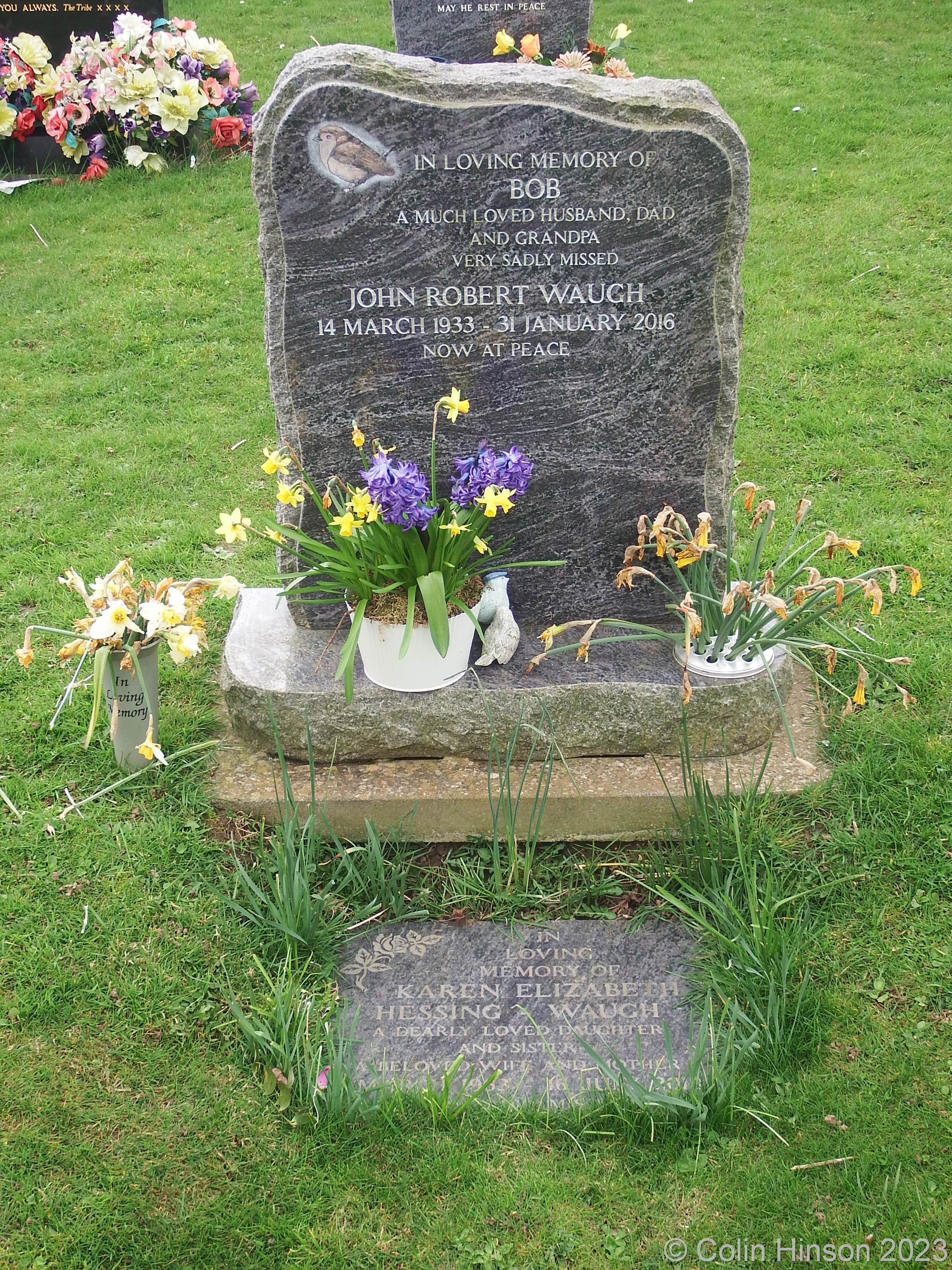 GENUKI: Anlaby Cemetery gravestones, Yorkshire (East Riding)