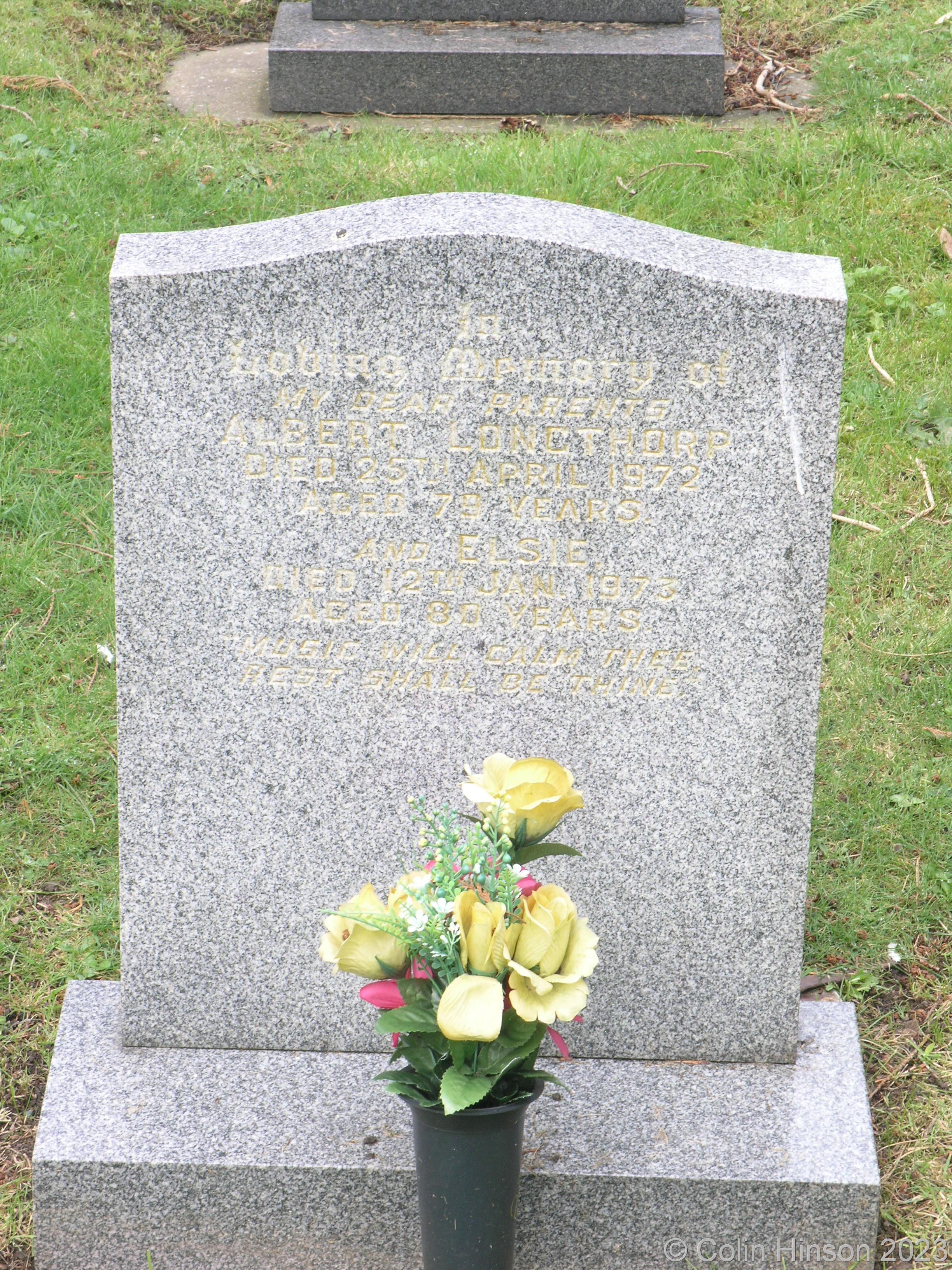 GENUKI: Anlaby Cemetery gravestones, Yorkshire (East Riding)