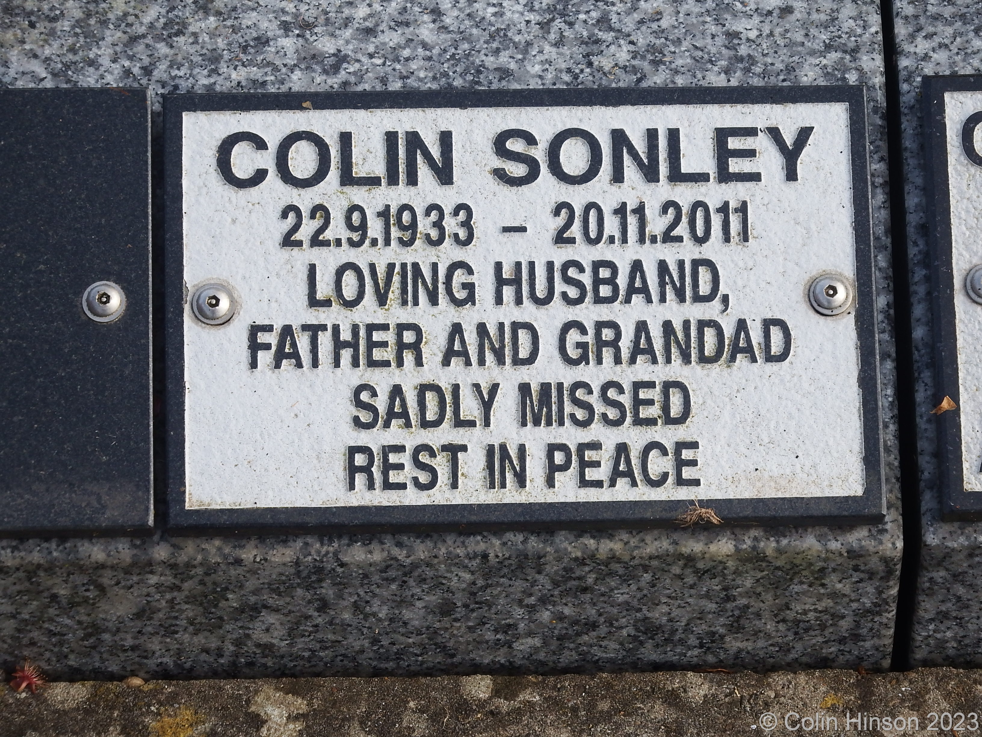 GENUKI: Anlaby Cemetery gravestones, Yorkshire (East Riding)