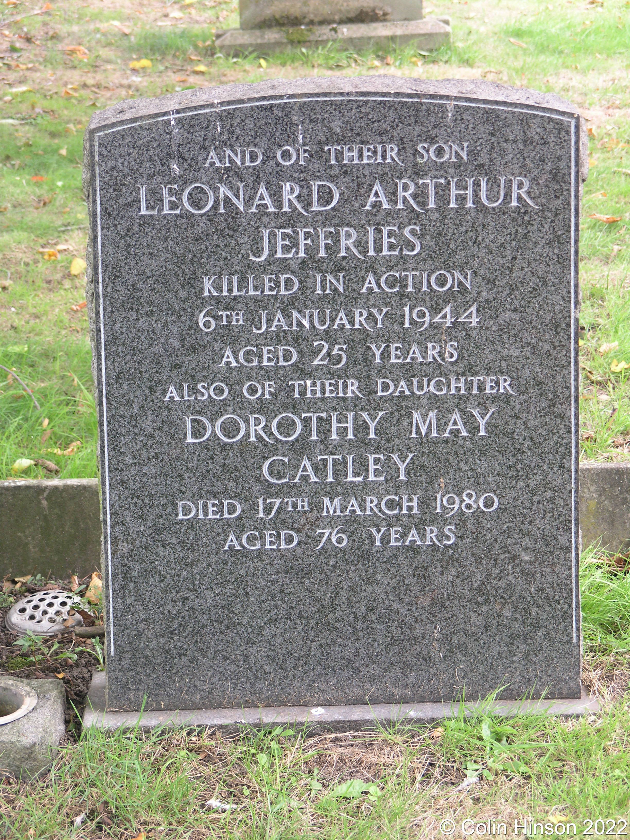 GENUKI: War Graves gravestones etc., Yorkshire