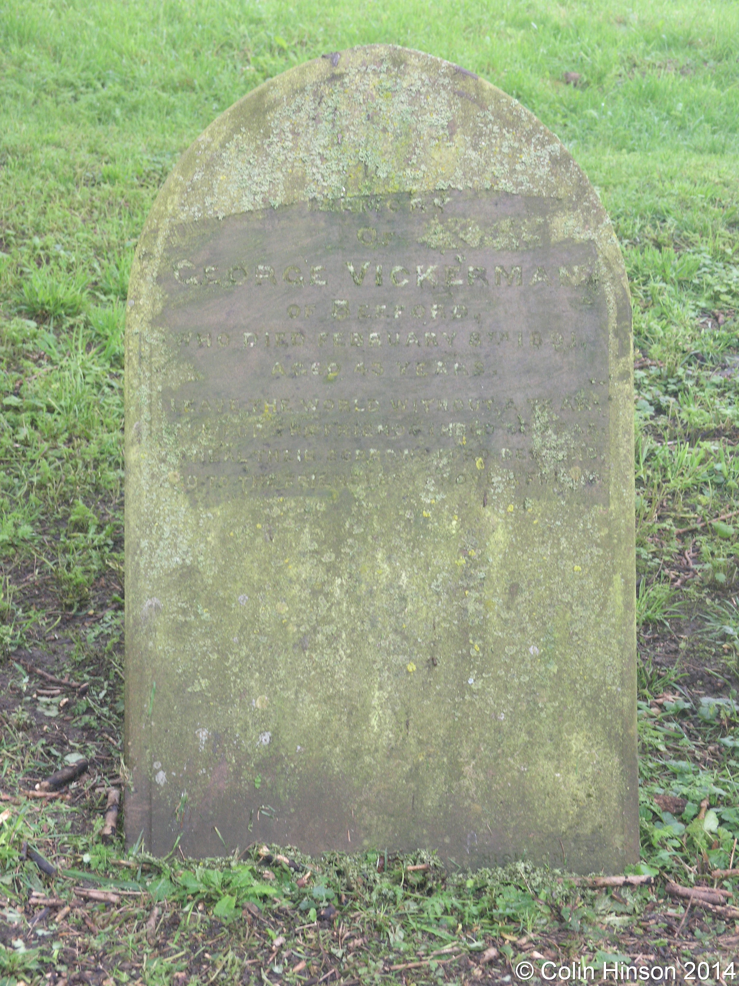 GENUKI: Beeford Churchyard gravestones etc., Yorkshire (East Riding)