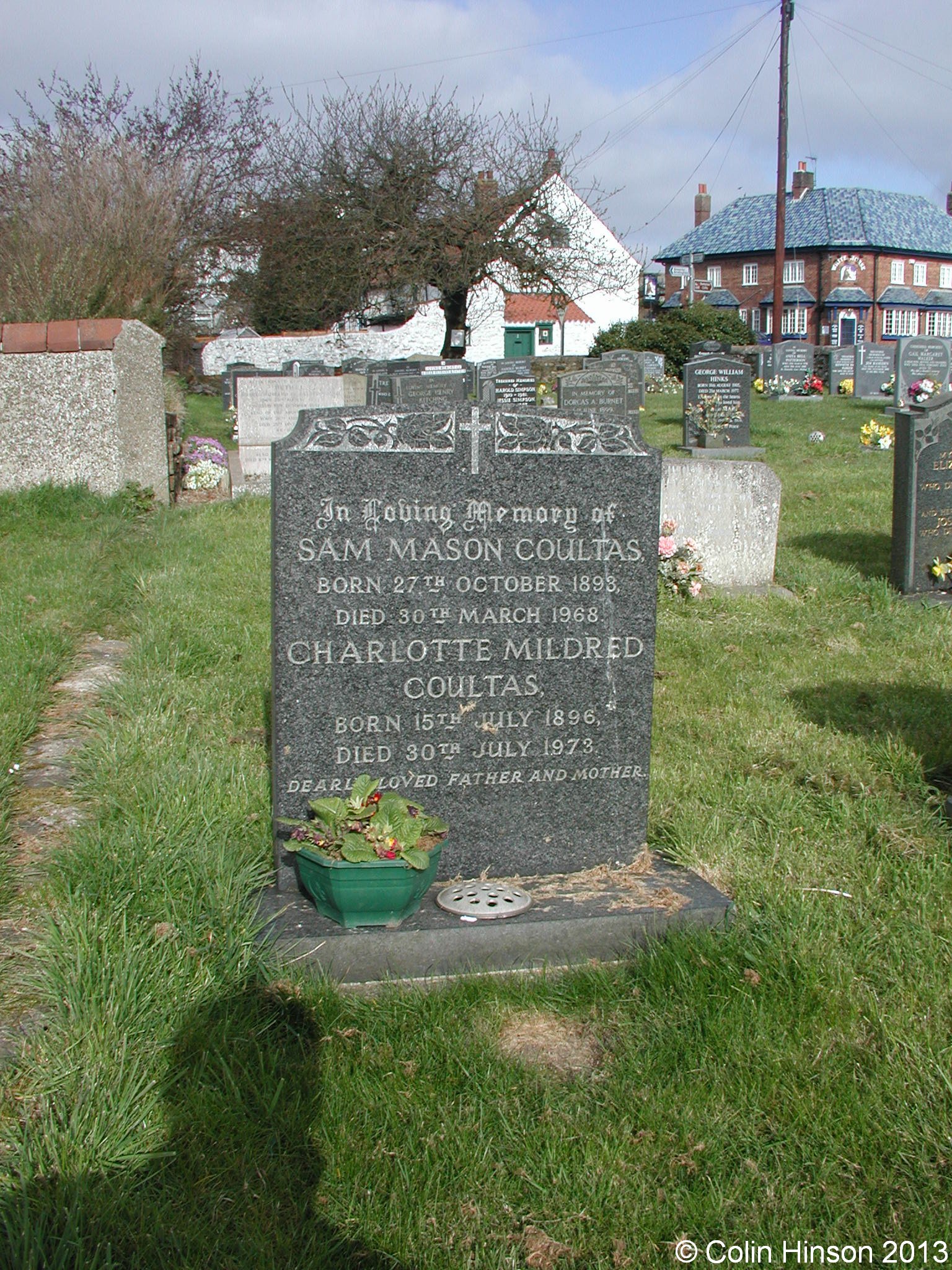 GENUKI: Bempton Churchyard gravestones etc., Yorkshire (East Riding)