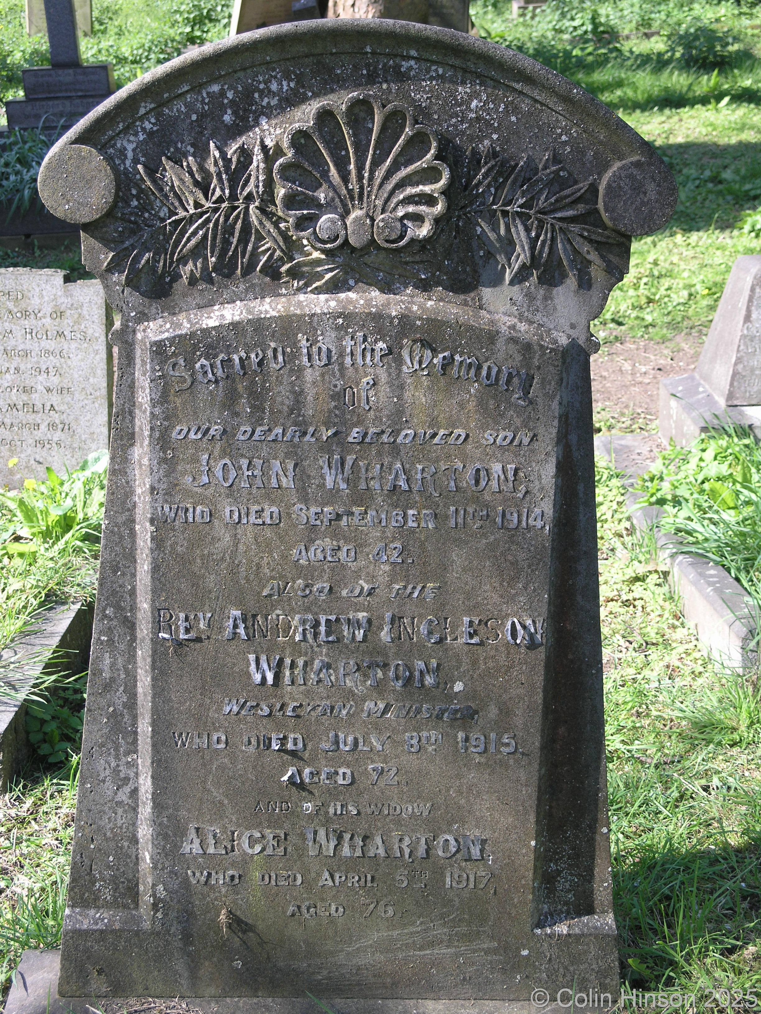 GENUKI: Beverley St. Mary Cemetery gravestones etc., Yorkshire (East ...