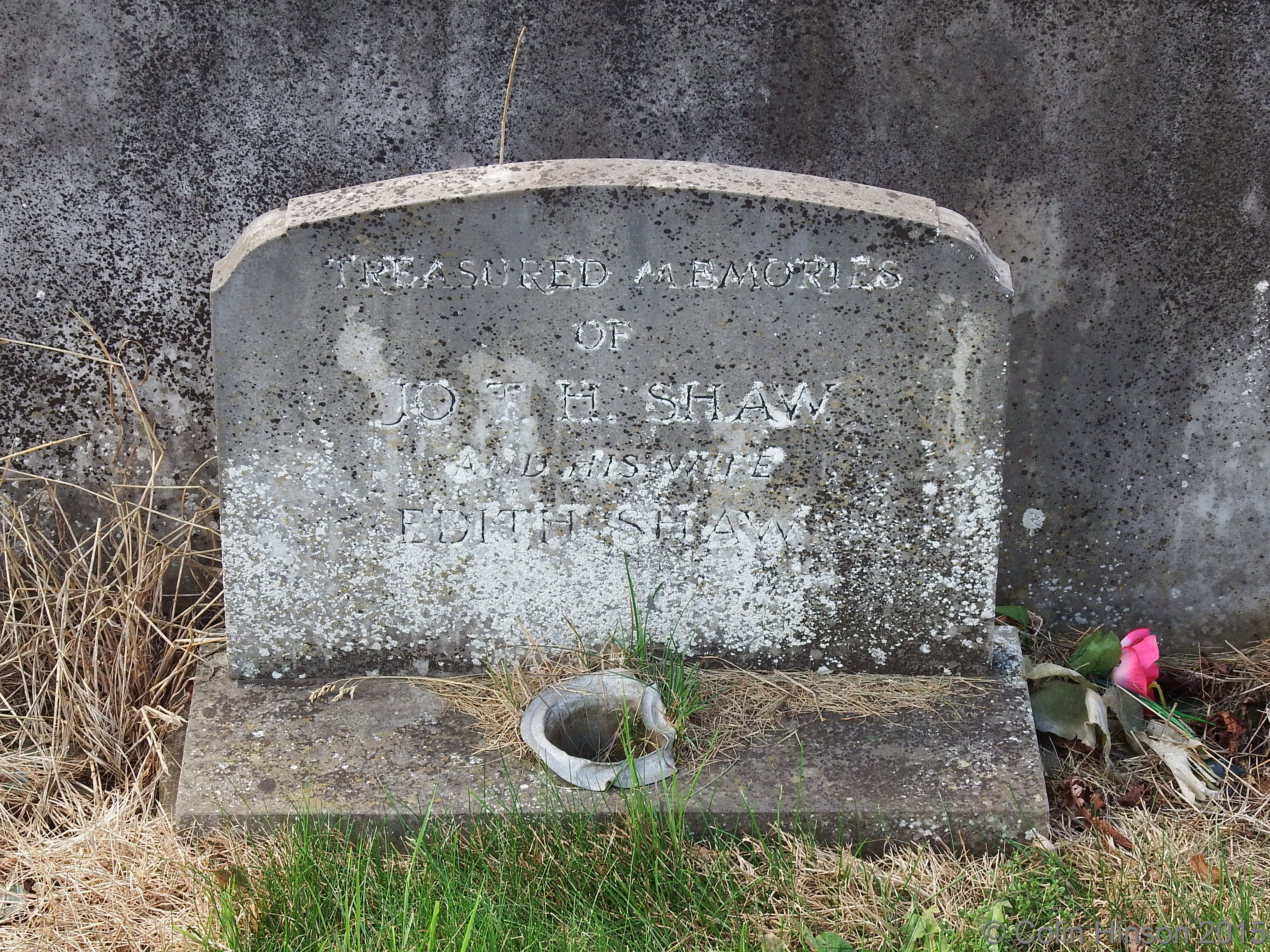 GENUKI: Bridlington Cemetery gravestones etc., Yorkshire (East Riding)