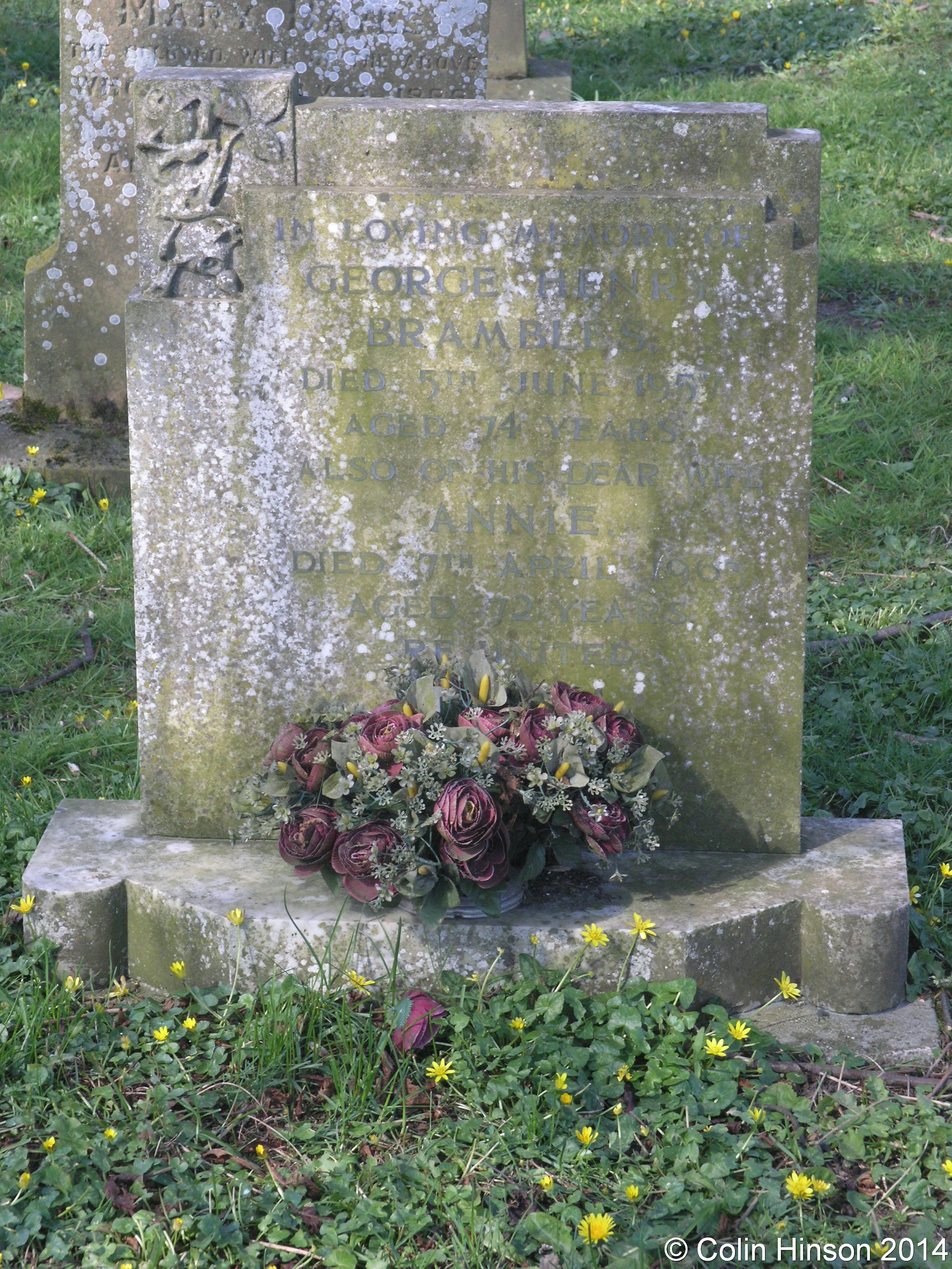GENUKI: Burton Fleming Churchyard gravestones etc., Yorkshire (East Riding)