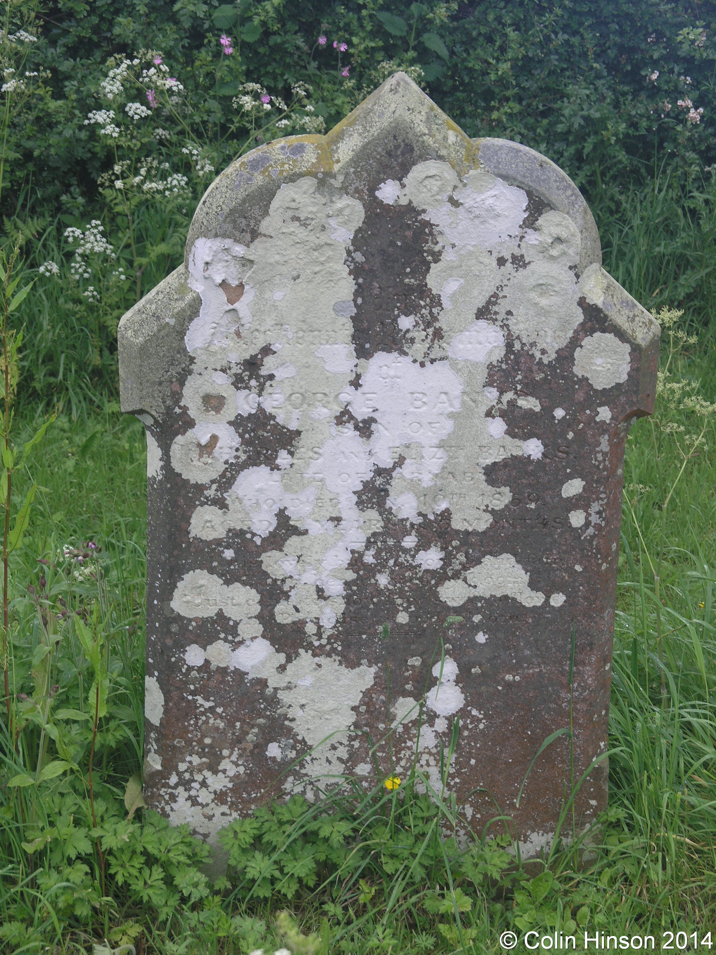 GENUKI: Carnaby Churchyard gravestones etc., Yorkshire (East Riding)