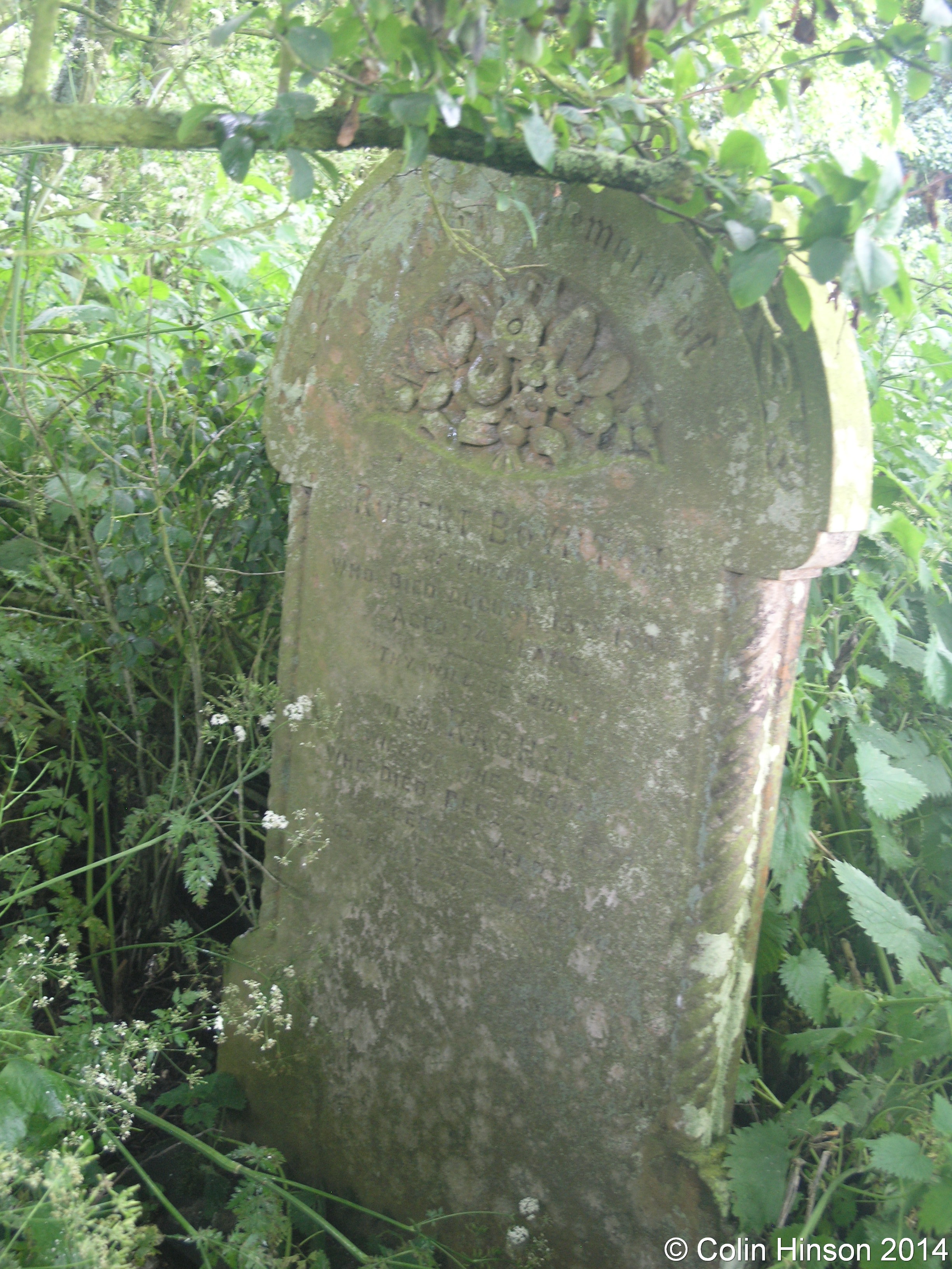 GENUKI: Carnaby Churchyard gravestones etc., Yorkshire (East Riding)