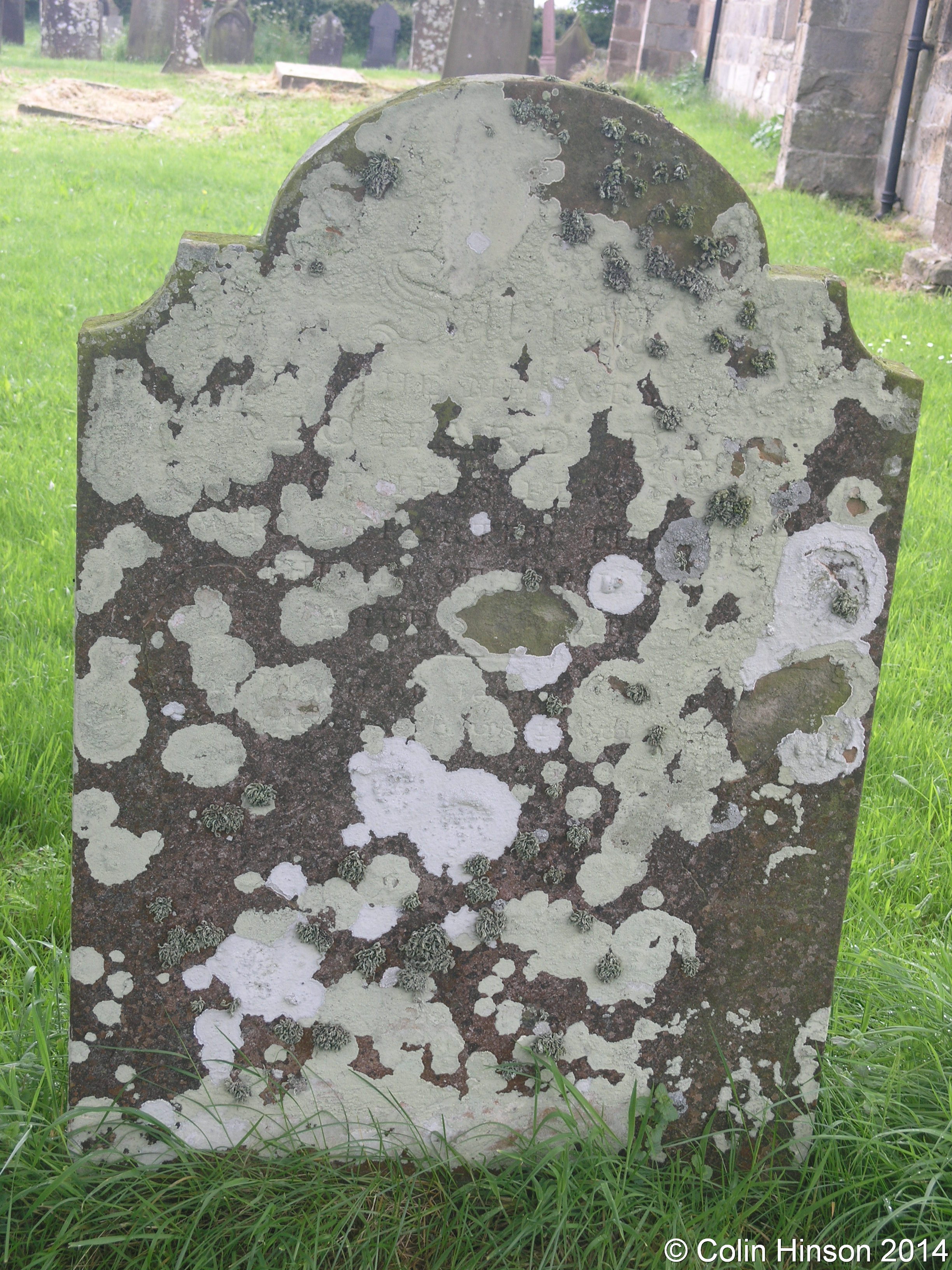 GENUKI: Carnaby Churchyard gravestones etc., Yorkshire (East Riding)