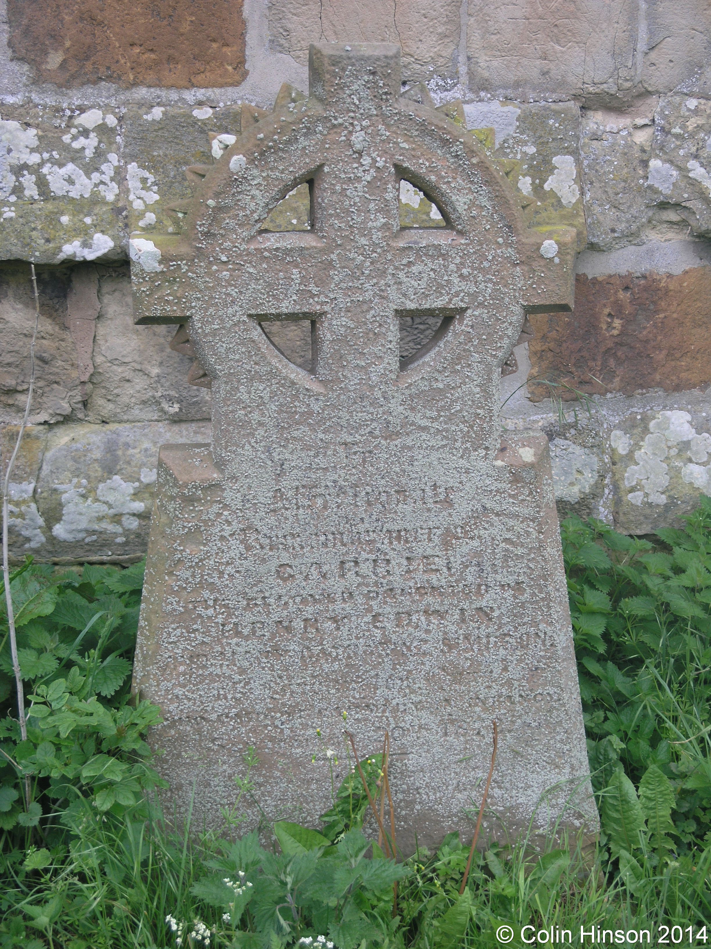 GENUKI: Carnaby Churchyard gravestones etc., Yorkshire (East Riding)