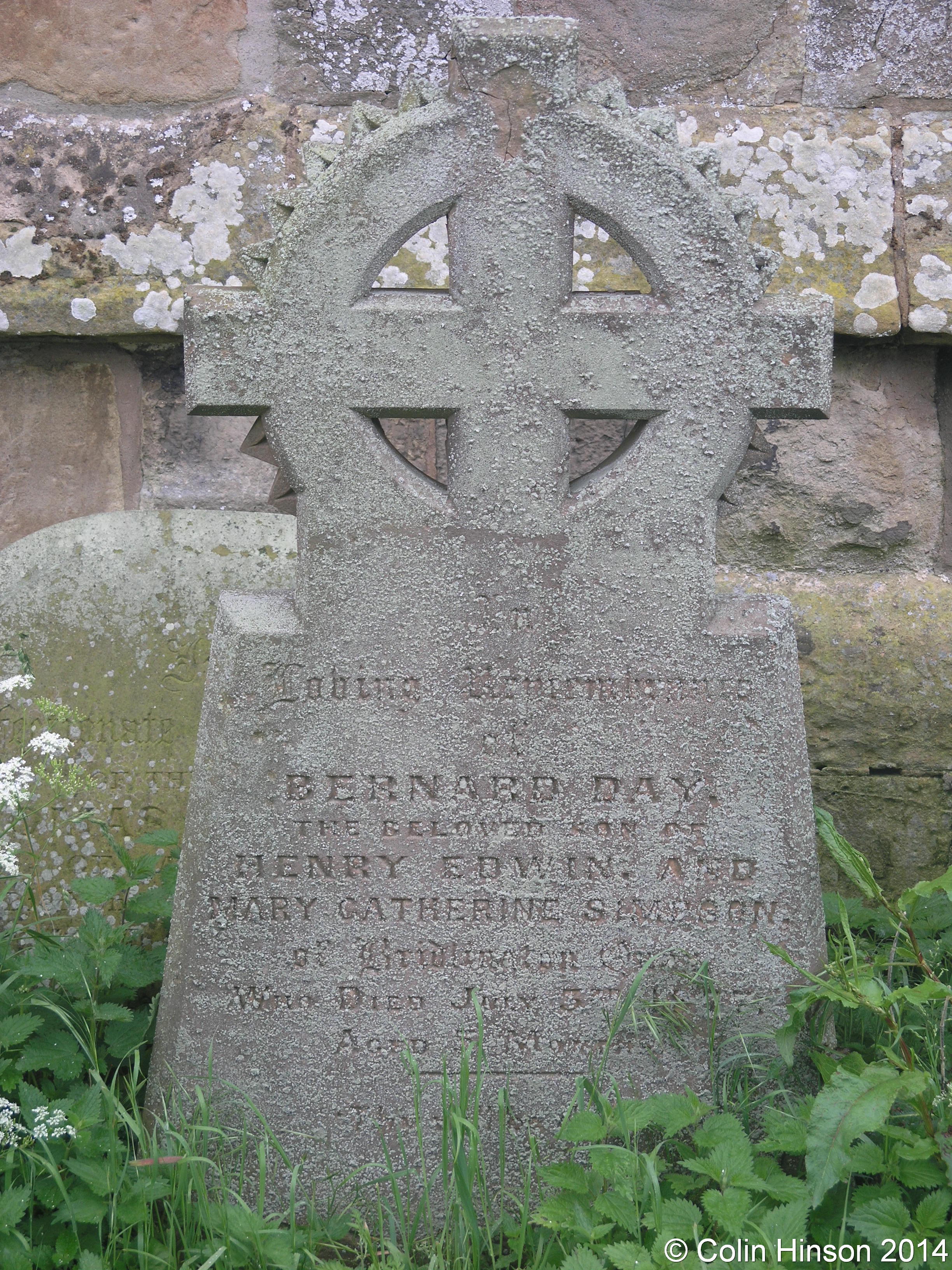 GENUKI: Carnaby Churchyard gravestones etc., Yorkshire (East Riding)