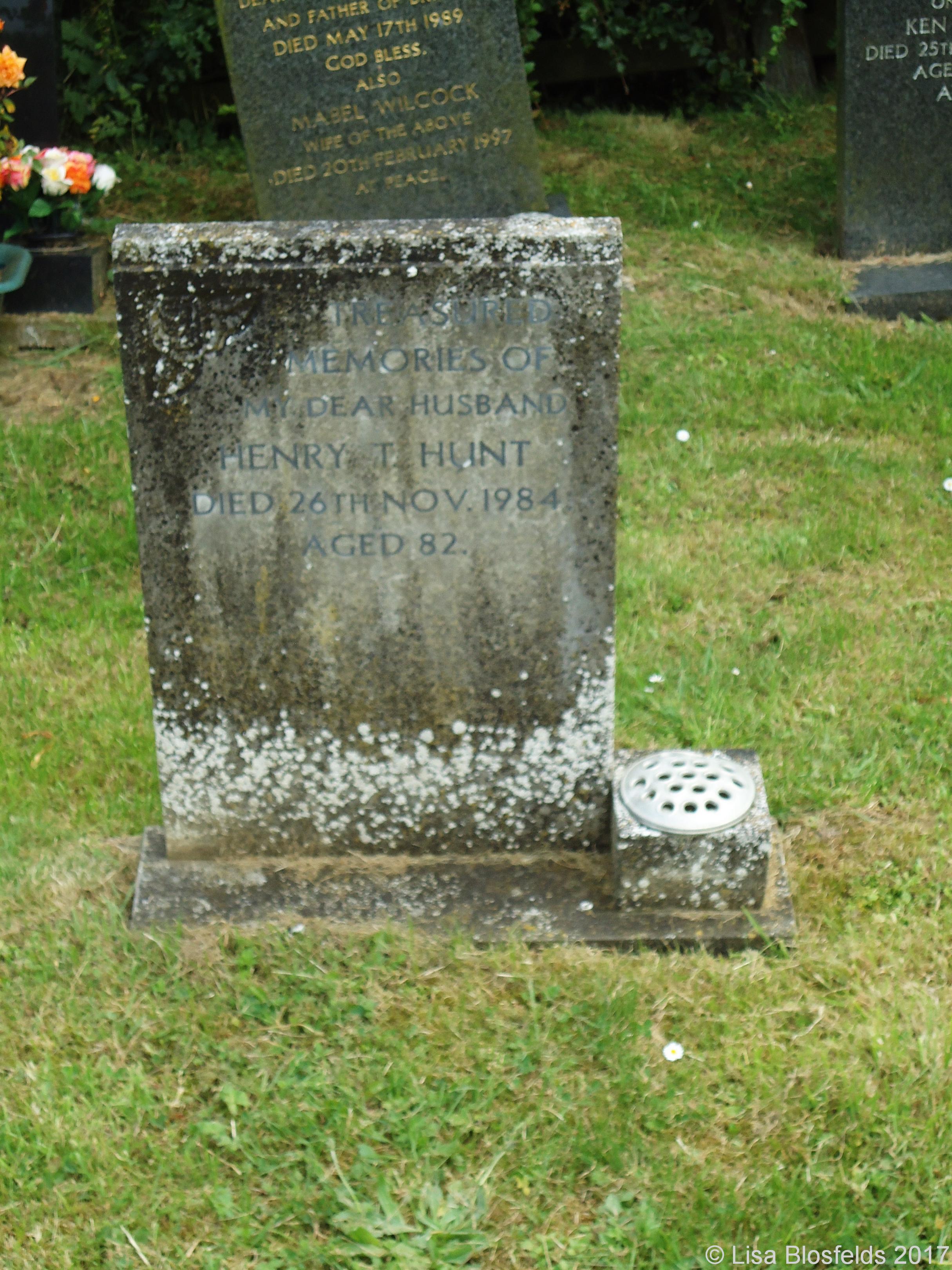 GENUKI: Cayton Cemetery gravestones etc., Yorkshire (North Riding)