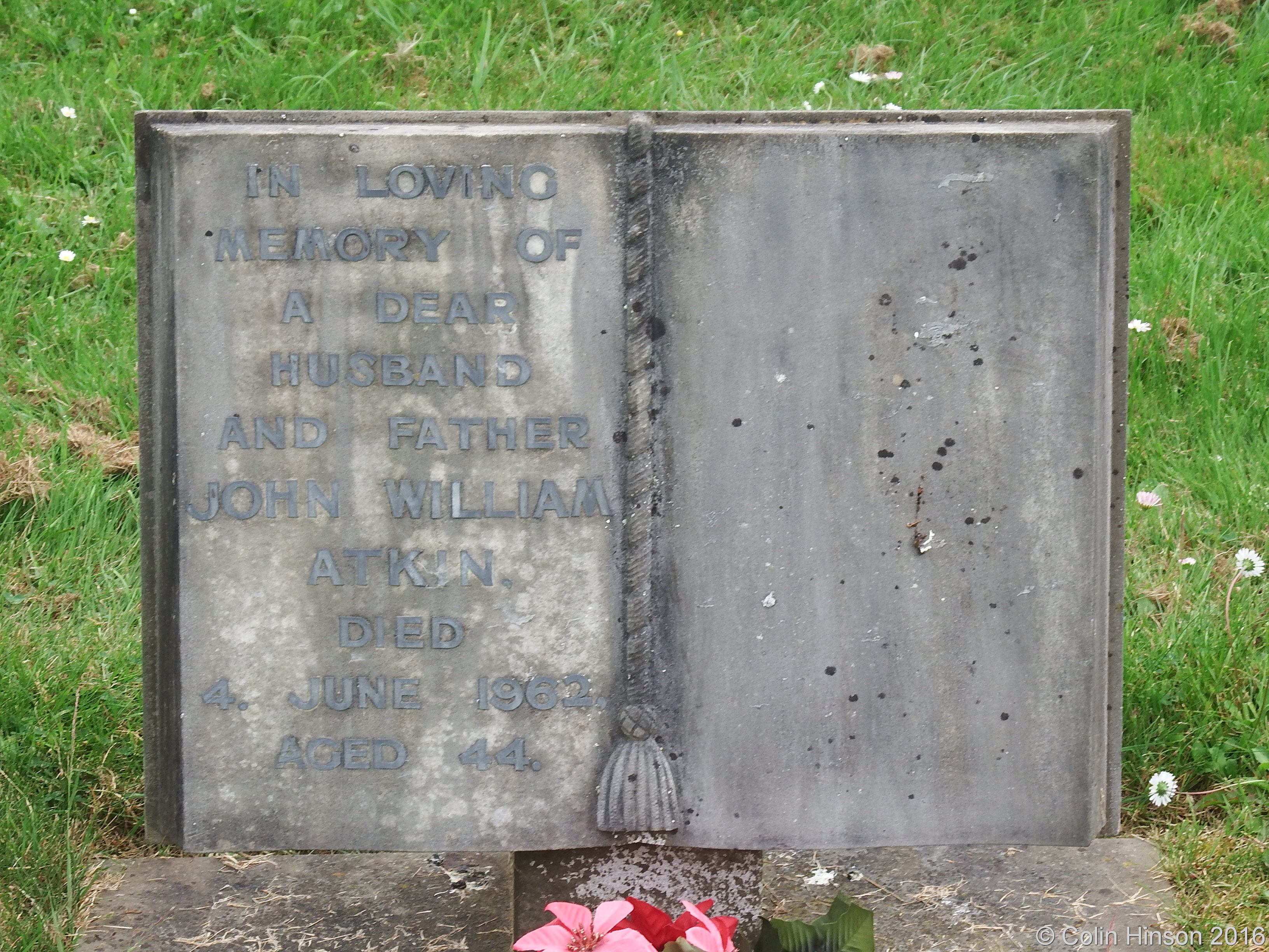 GENUKI: Driffield Cemetery gravestones etc., Yorkshire (East Riding)