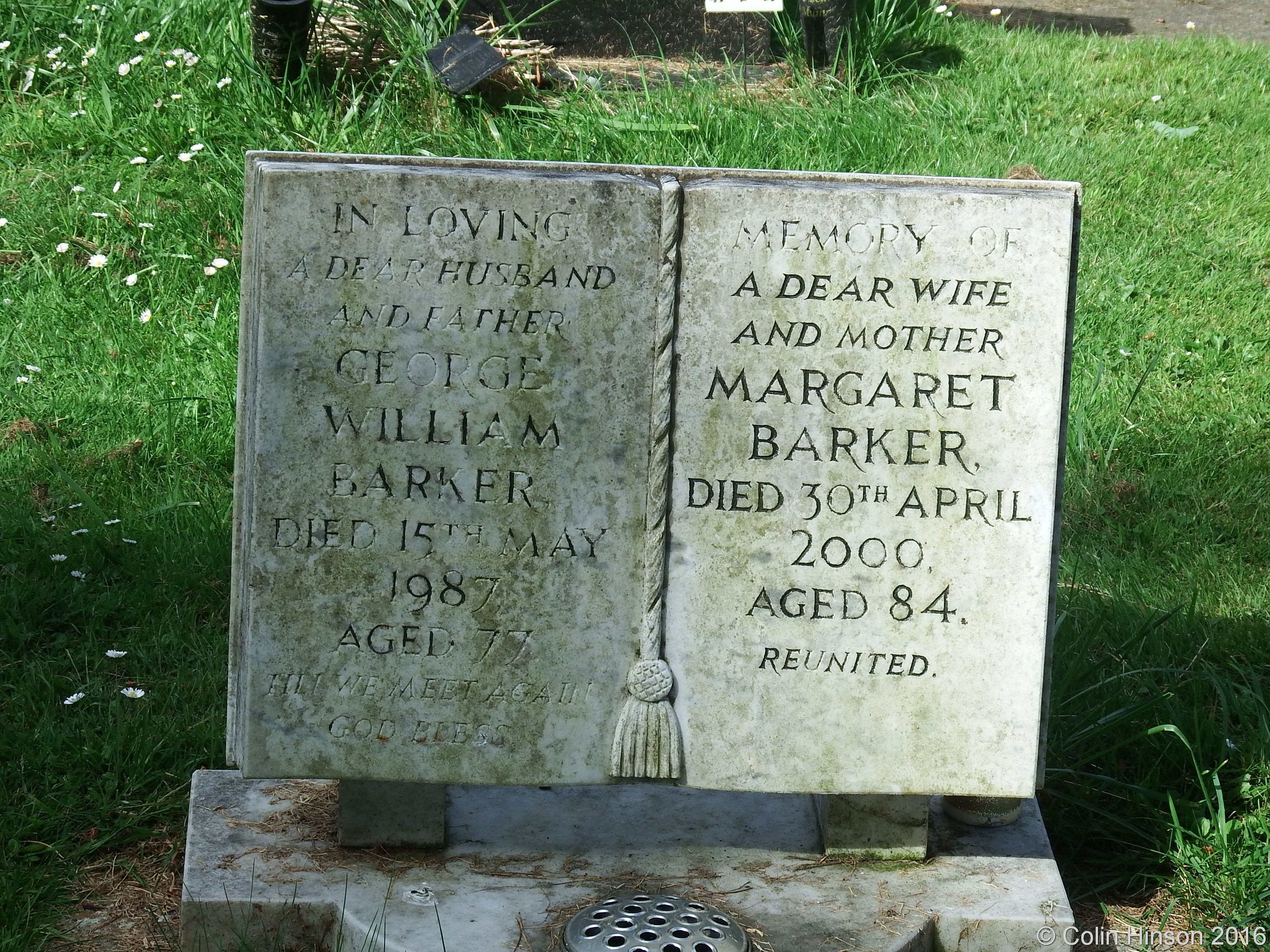 GENUKI: Driffield Cemetery gravestones etc., Yorkshire (East Riding)