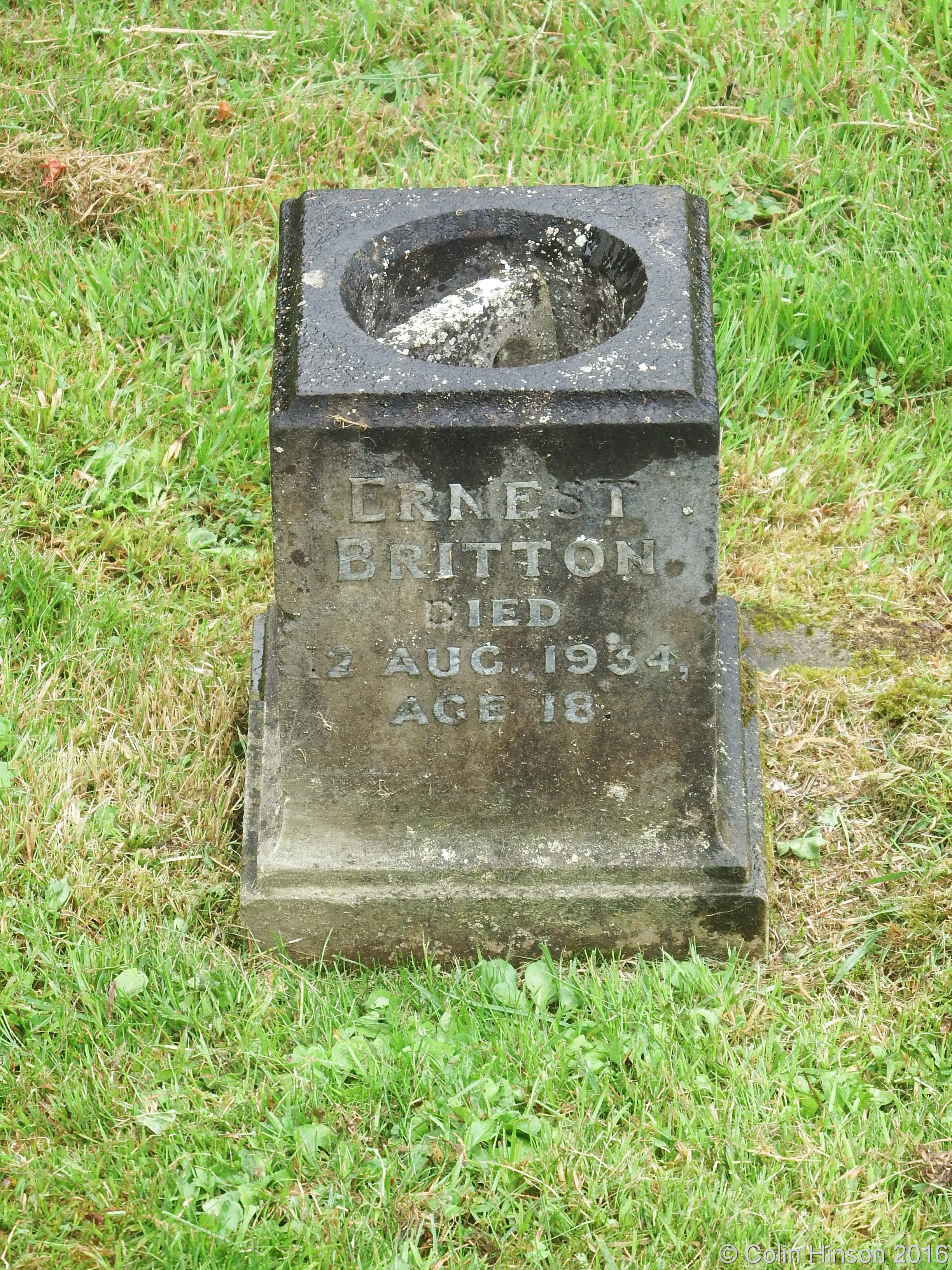 GENUKI: Driffield Cemetery gravestones etc., Yorkshire (East Riding)