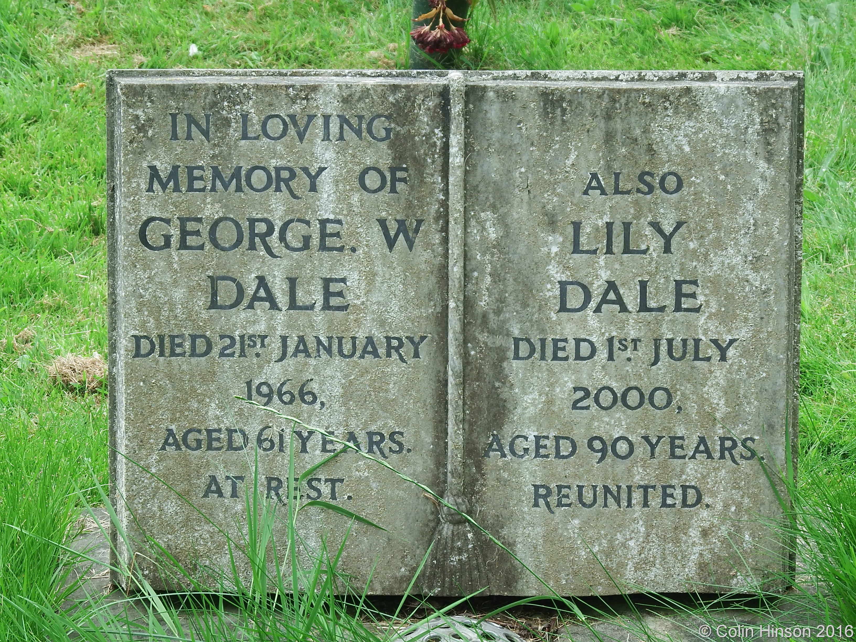 GENUKI: Driffield Cemetery gravestones etc., Yorkshire (East Riding)