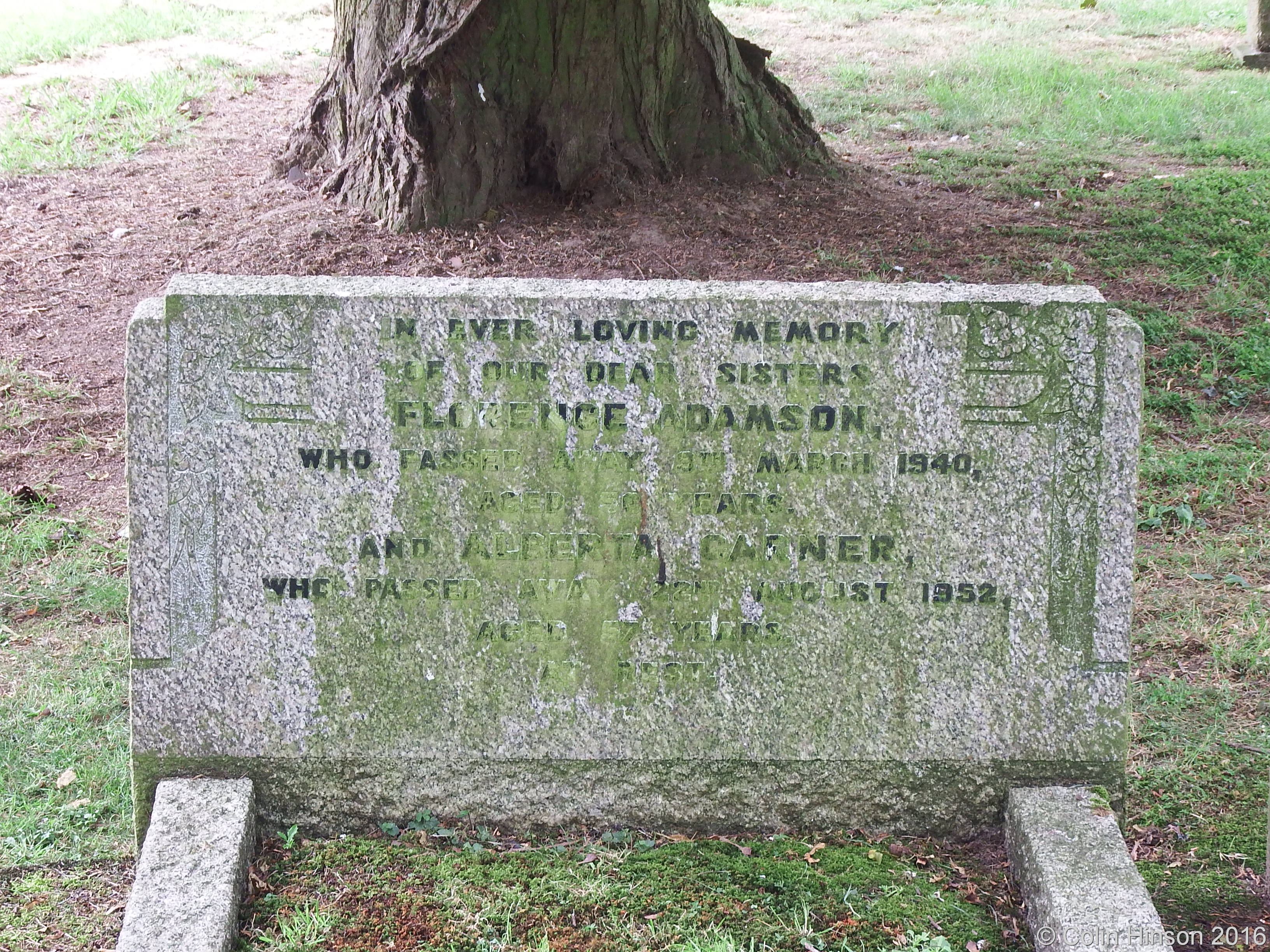 GENUKI: Driffield Cemetery gravestones etc., Yorkshire (East Riding)