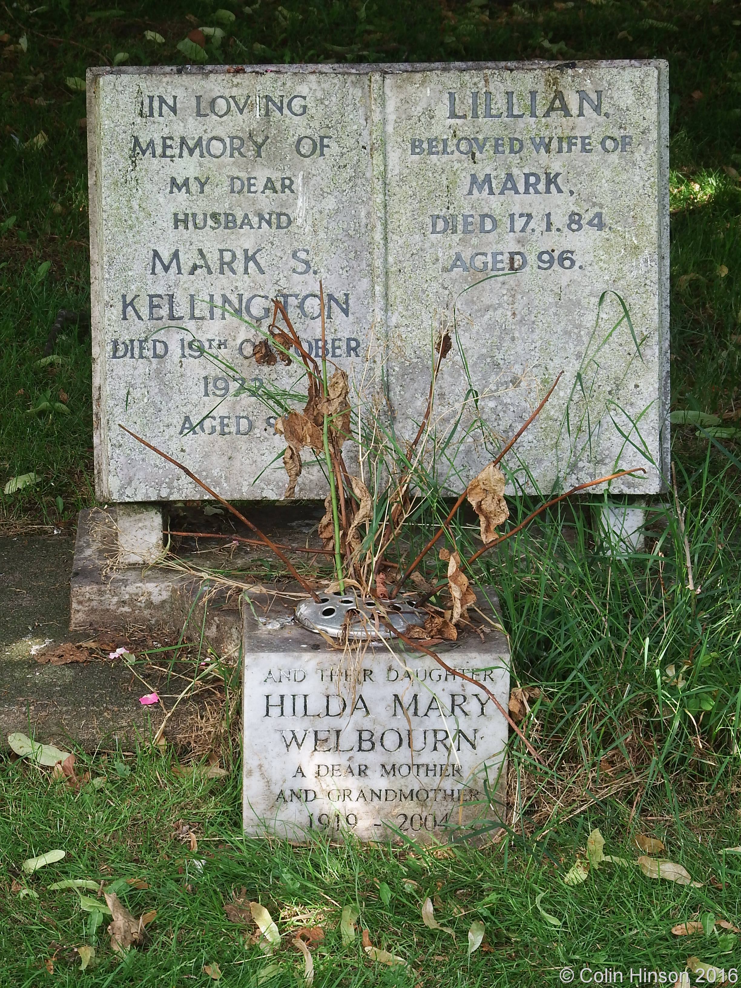 GENUKI: Driffield Cemetery gravestones etc., Yorkshire (East Riding)