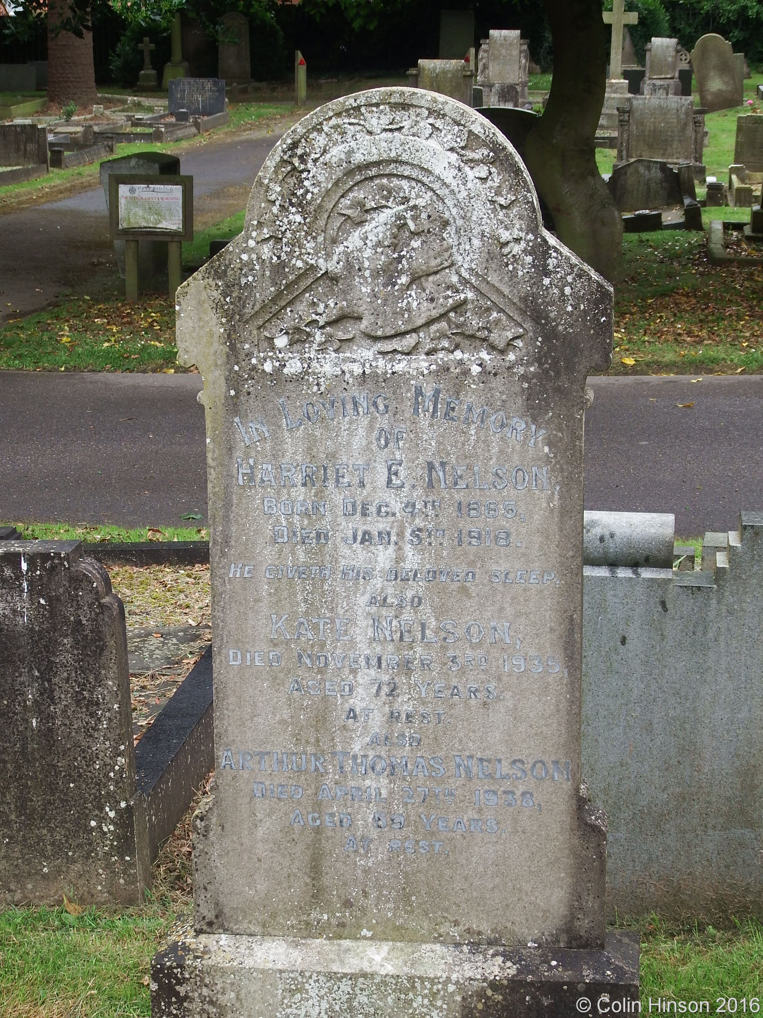 GENUKI: Driffield Cemetery gravestones etc., Yorkshire (East Riding)