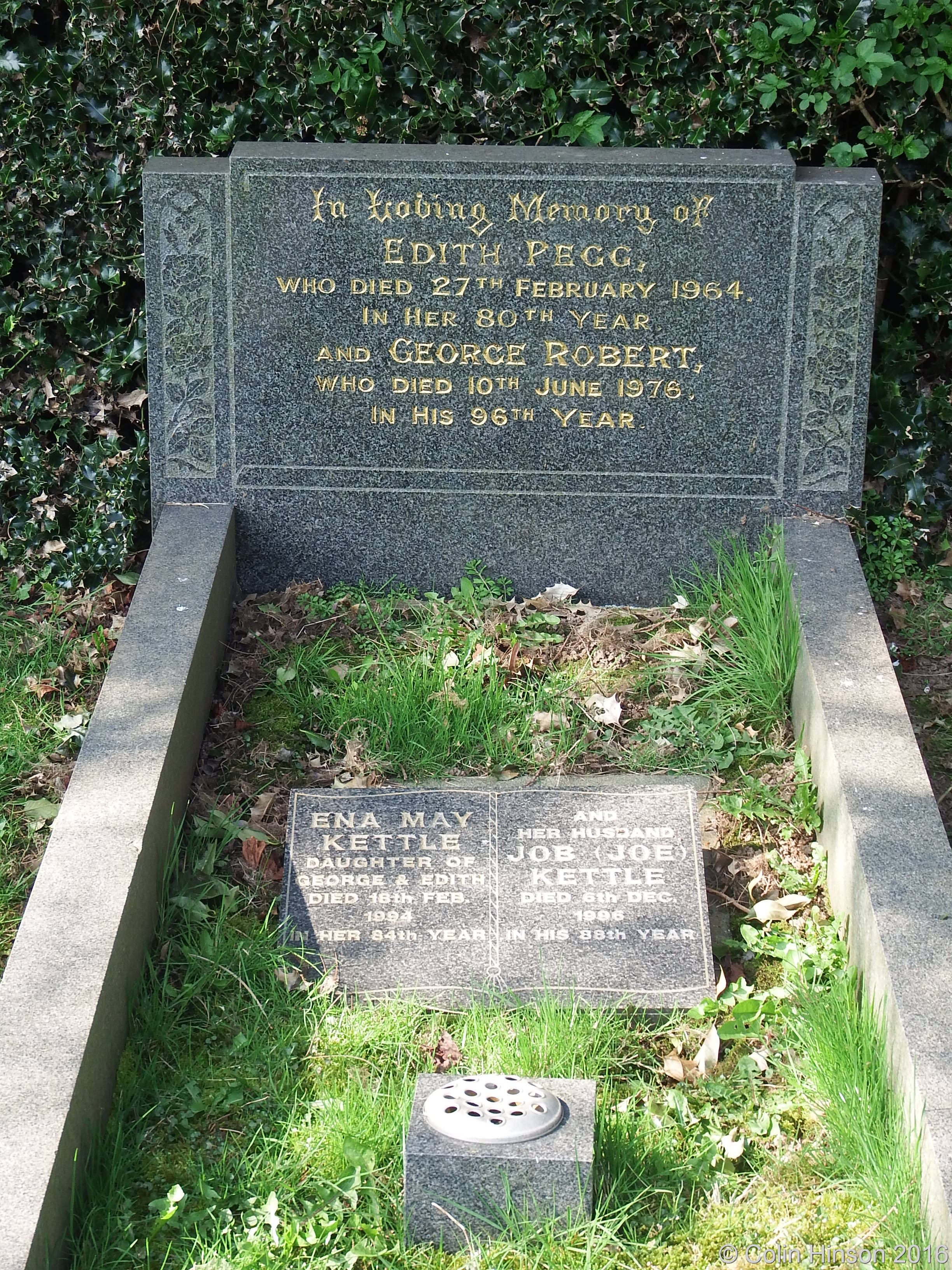 GENUKI: Driffield Cemetery gravestones etc., Yorkshire (East Riding)