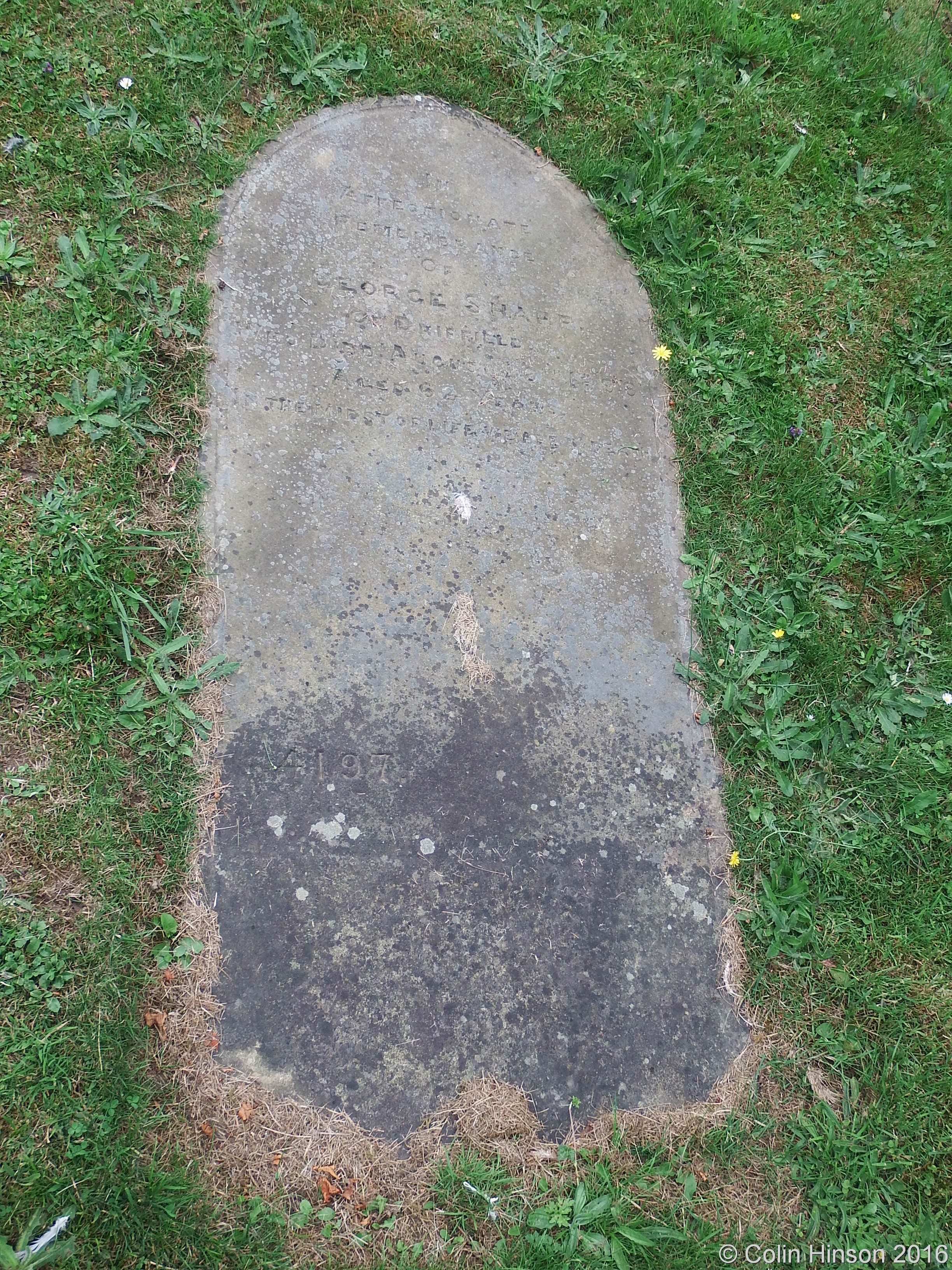 GENUKI: Driffield Cemetery gravestones etc., Yorkshire (East Riding)