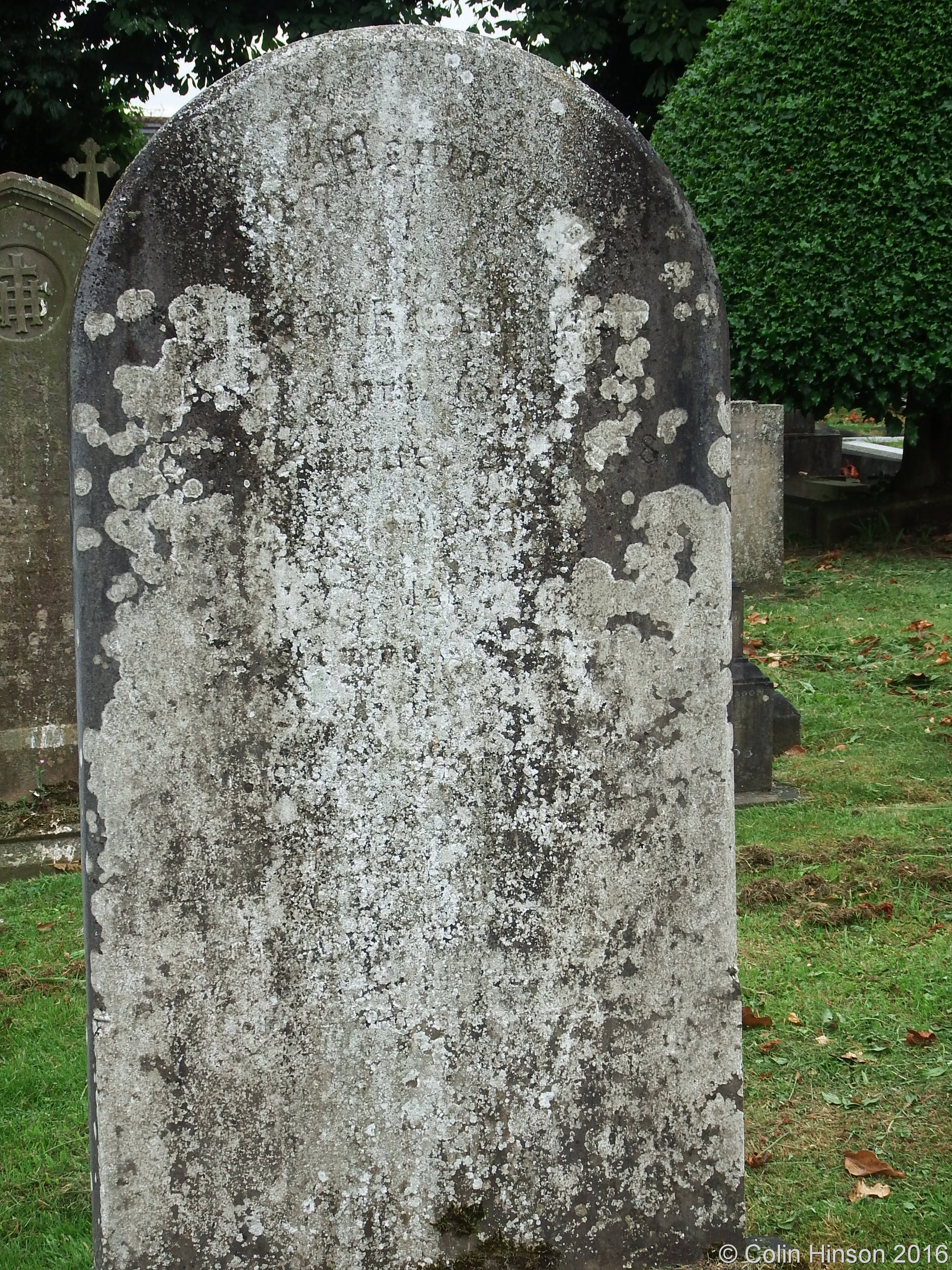 GENUKI: Driffield Cemetery gravestones etc., Yorkshire (East Riding)