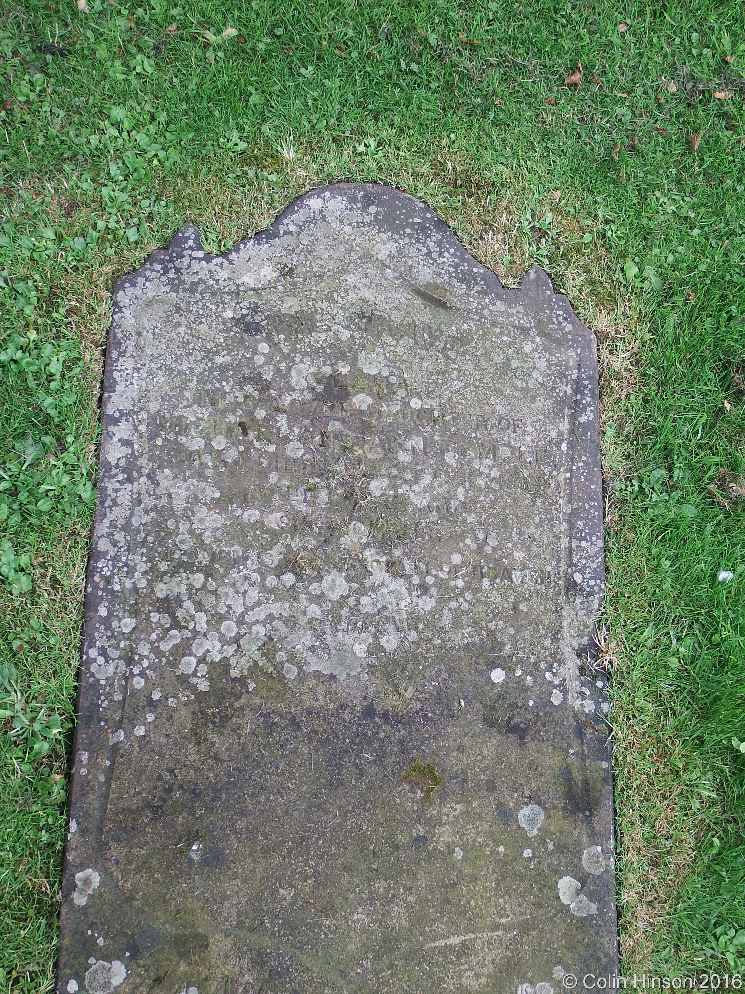GENUKI: Driffield Cemetery gravestones etc., Yorkshire (East Riding)