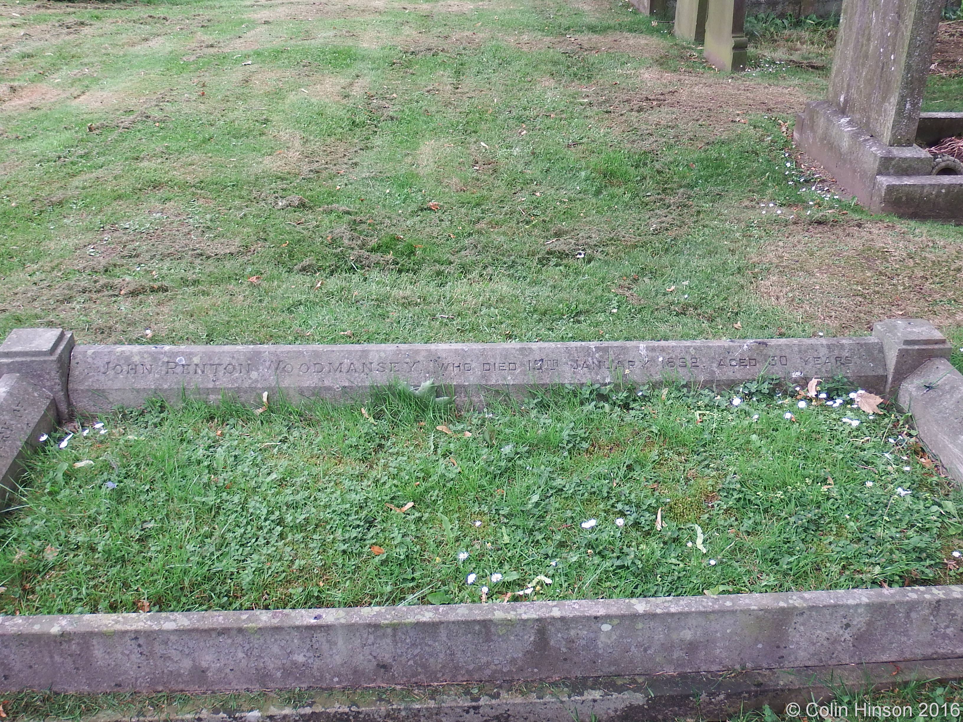 GENUKI: Driffield Cemetery gravestones etc., Yorkshire (East Riding)