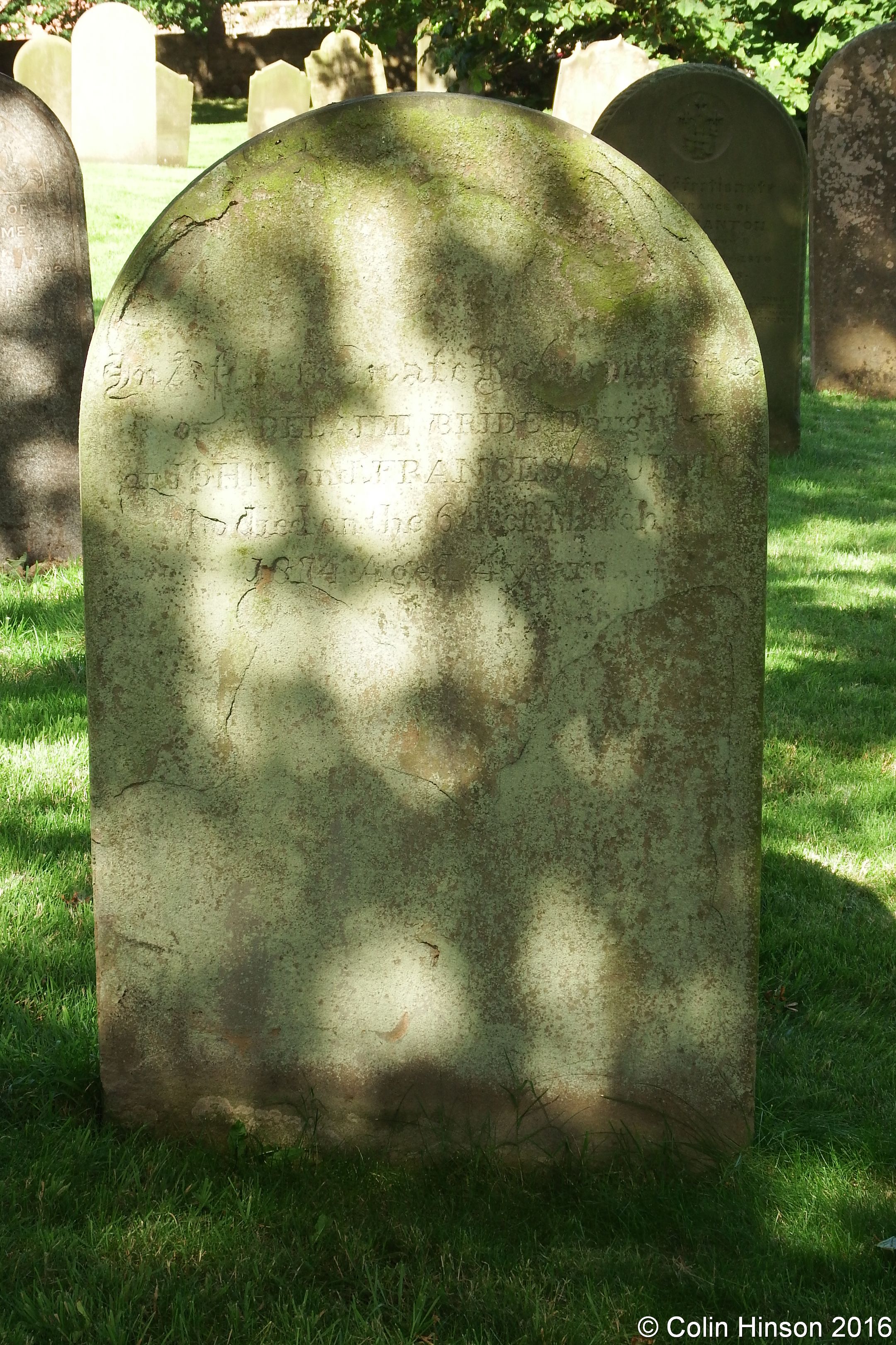 GENUKI: Easington Churchyard gravestones etc., Yorkshire (East Riding)