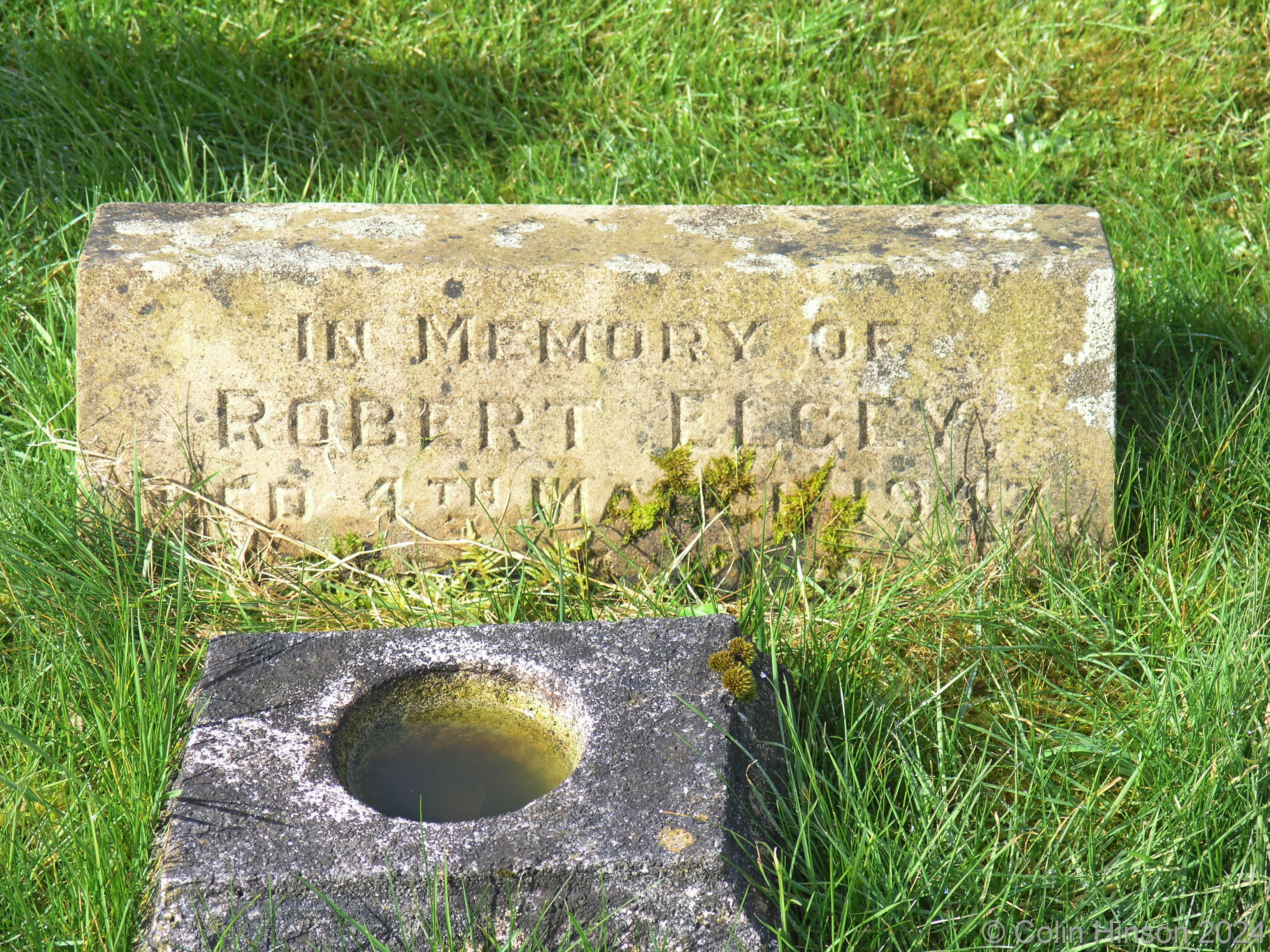 GENUKI: Elloughton Churchyard gravestones etc., Yorkshire (East Riding)