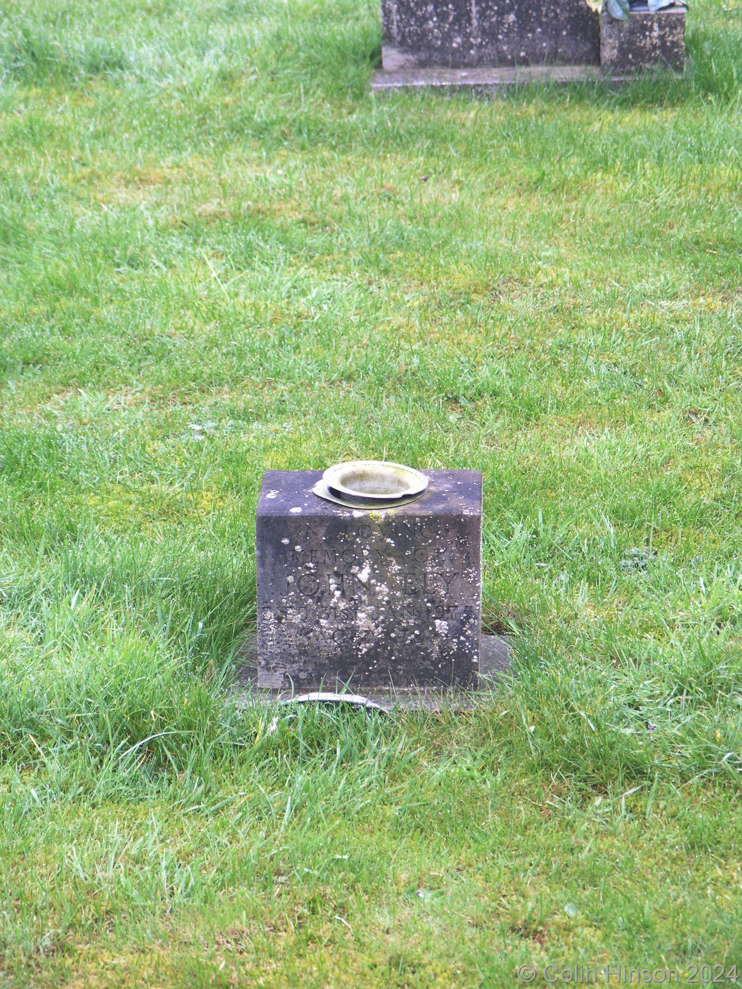 GENUKI: Elloughton Churchyard gravestones etc., Yorkshire (East Riding)