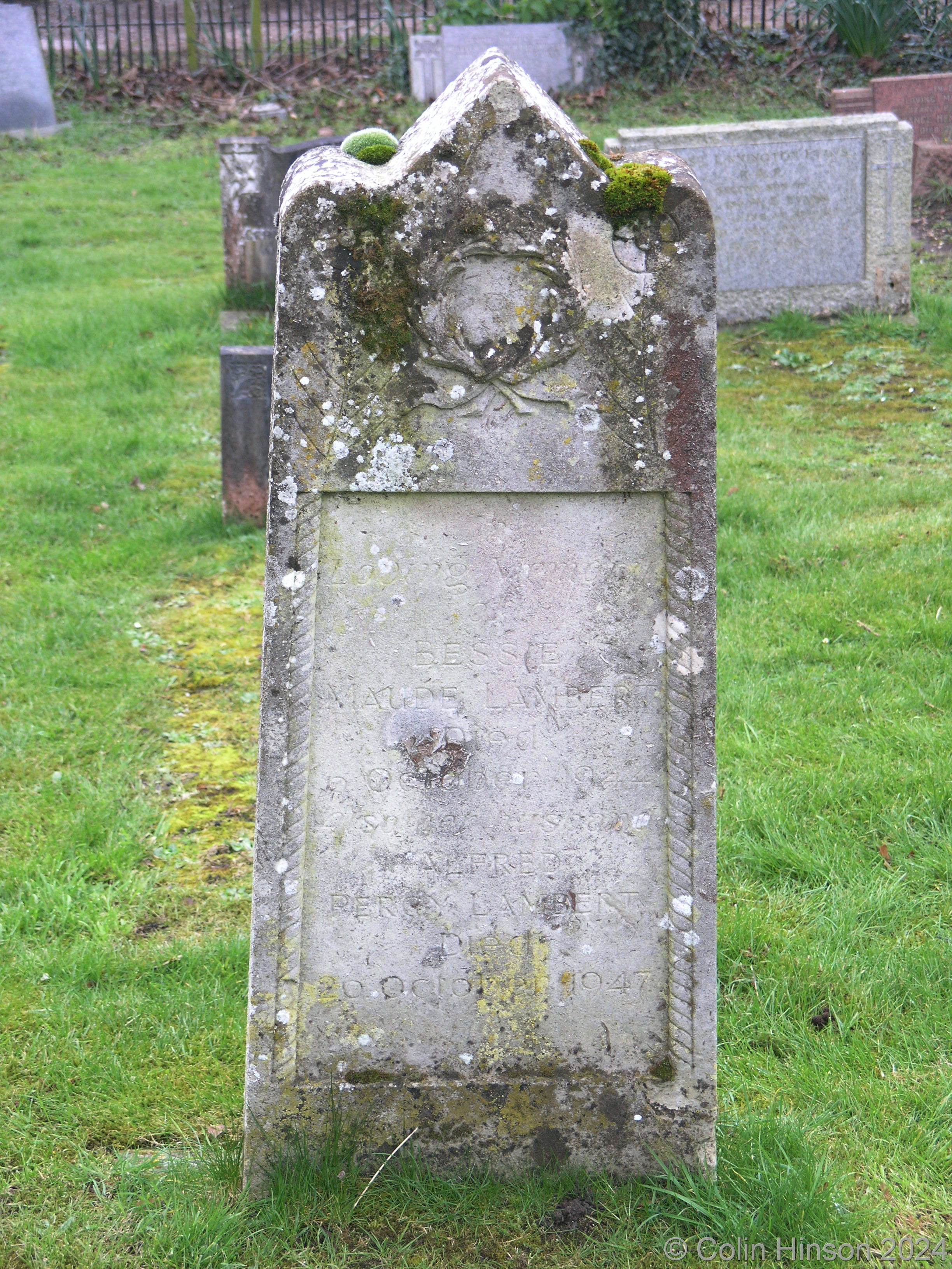 GENUKI: Elloughton Churchyard gravestones etc., Yorkshire (East Riding)