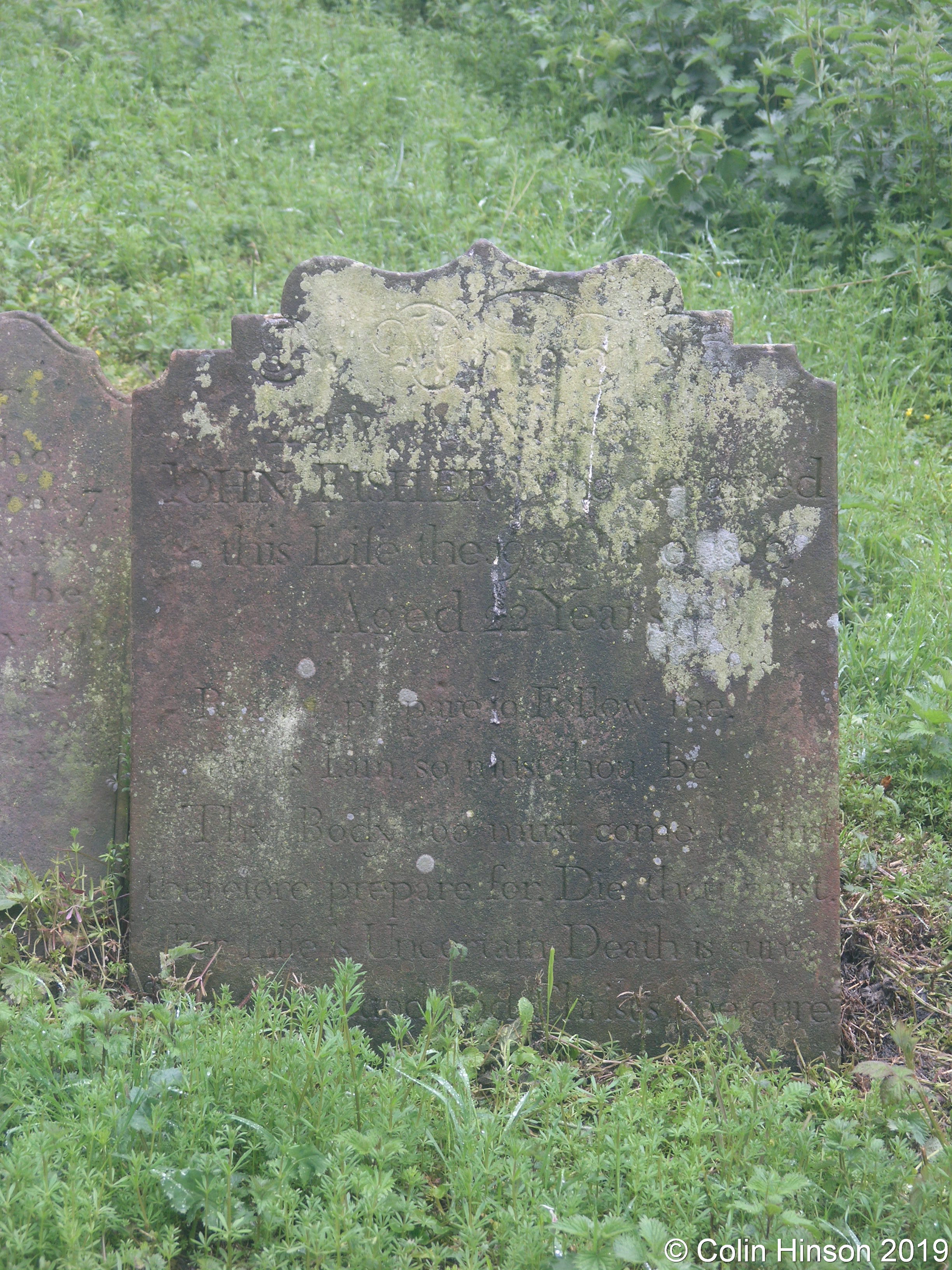 GENUKI: Elstronwick Churchyard gravestones etc., Yorkshire (East Riding)