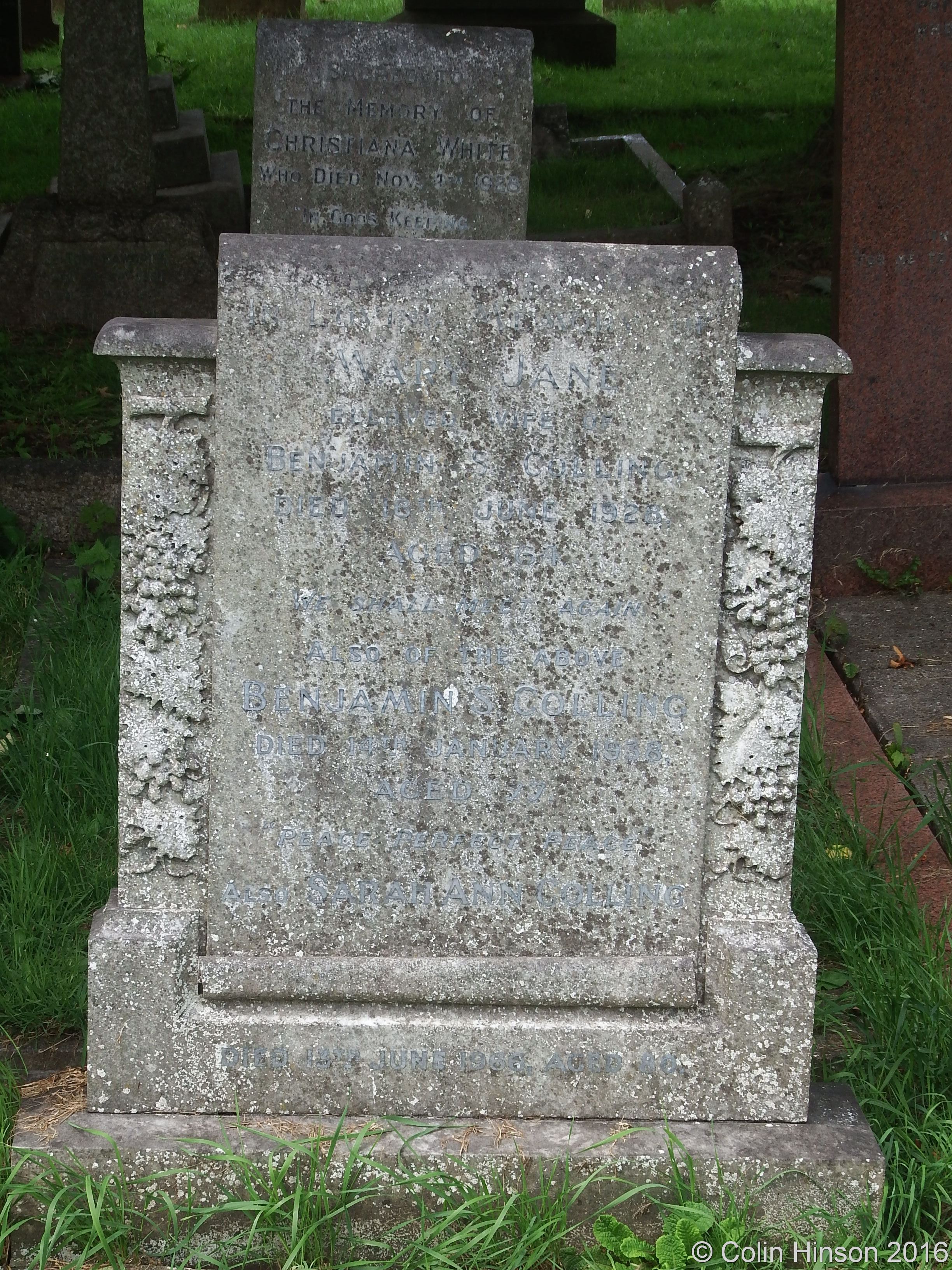 GENUKI: Filey Churchyard gravestones etc., Yorkshire (East Riding)
