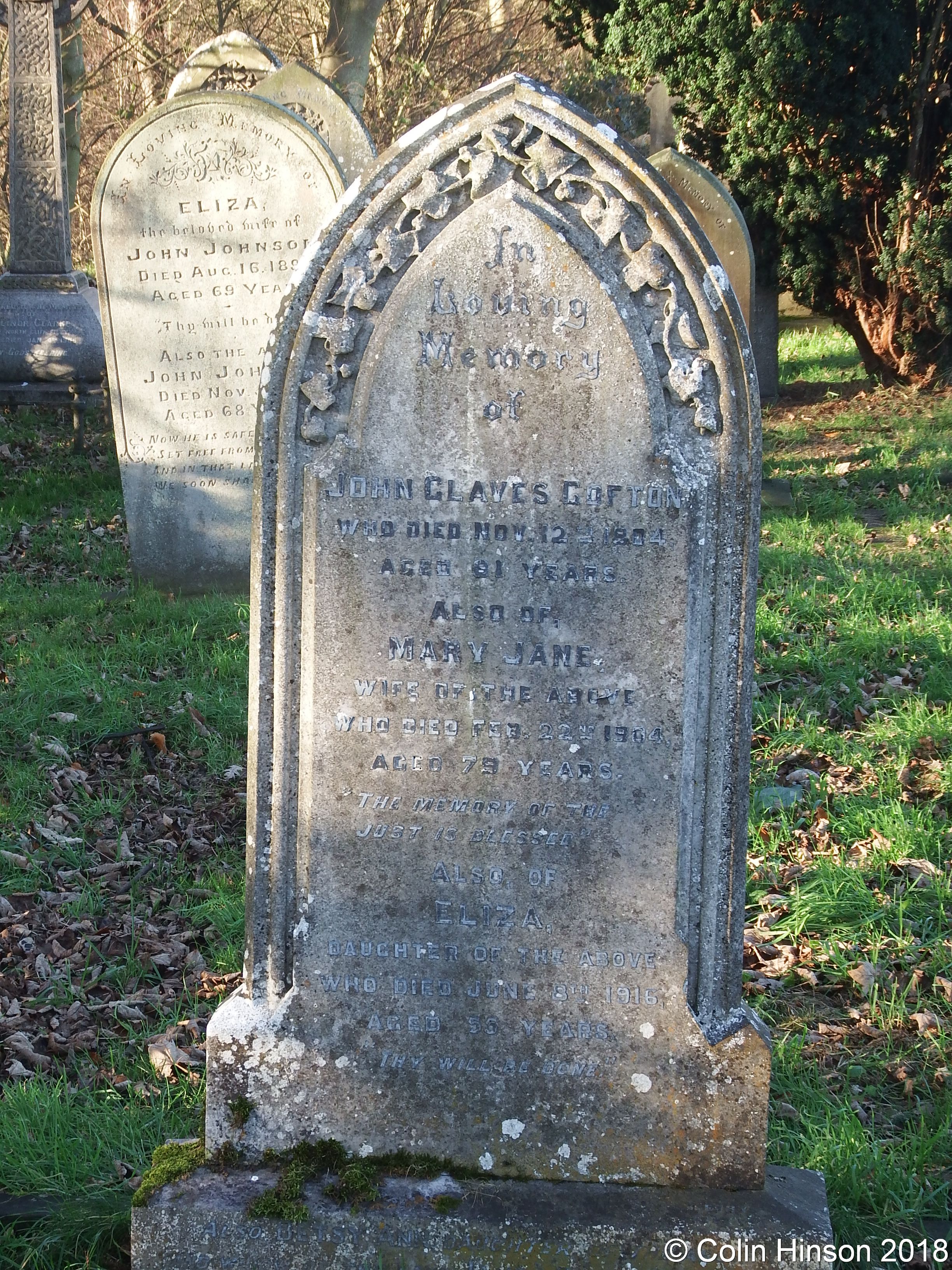 GENUKI: Filey Churchyard gravestones etc., Yorkshire (East Riding)