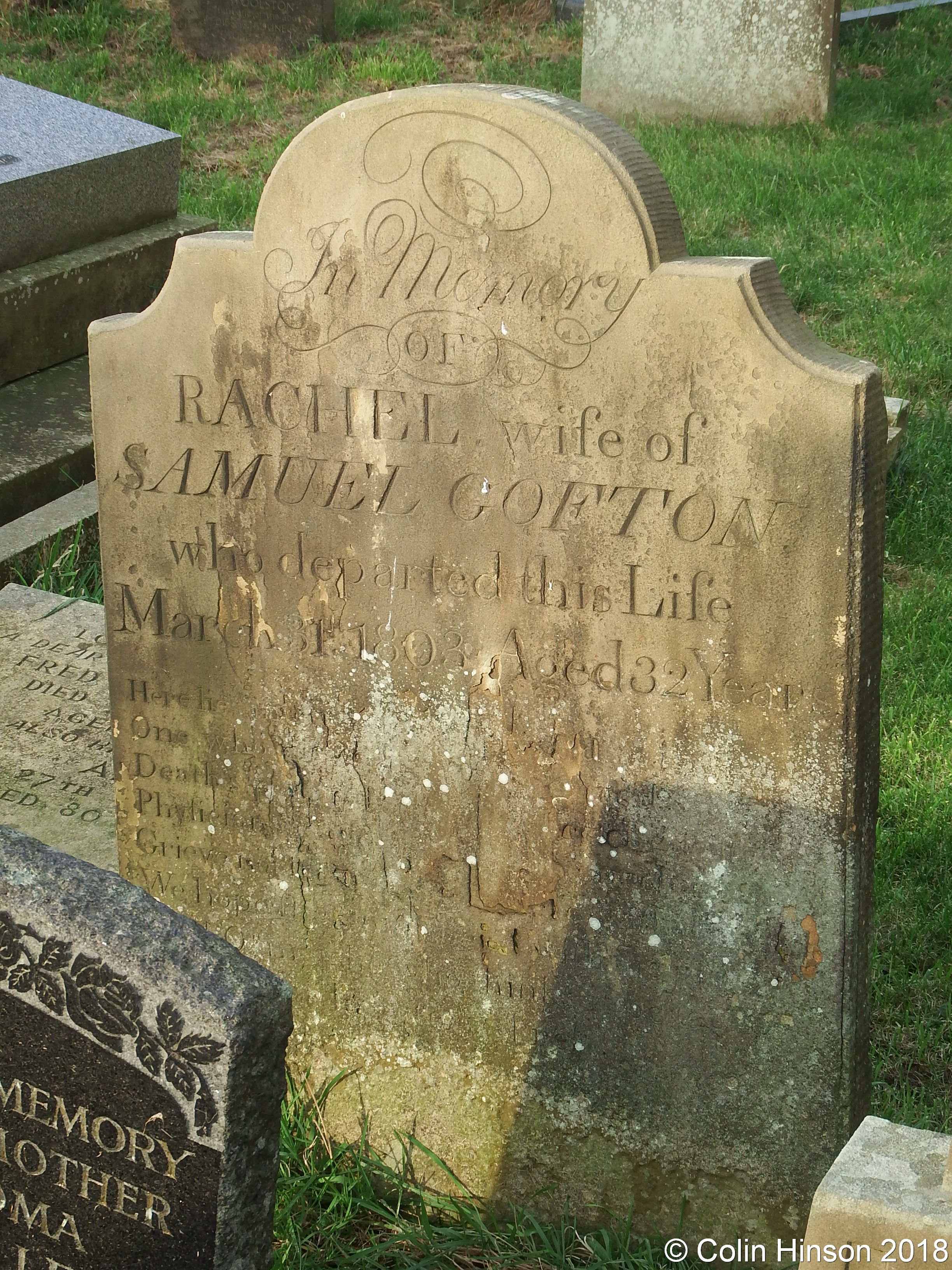 GENUKI: Filey Churchyard gravestones etc., Yorkshire (East Riding)