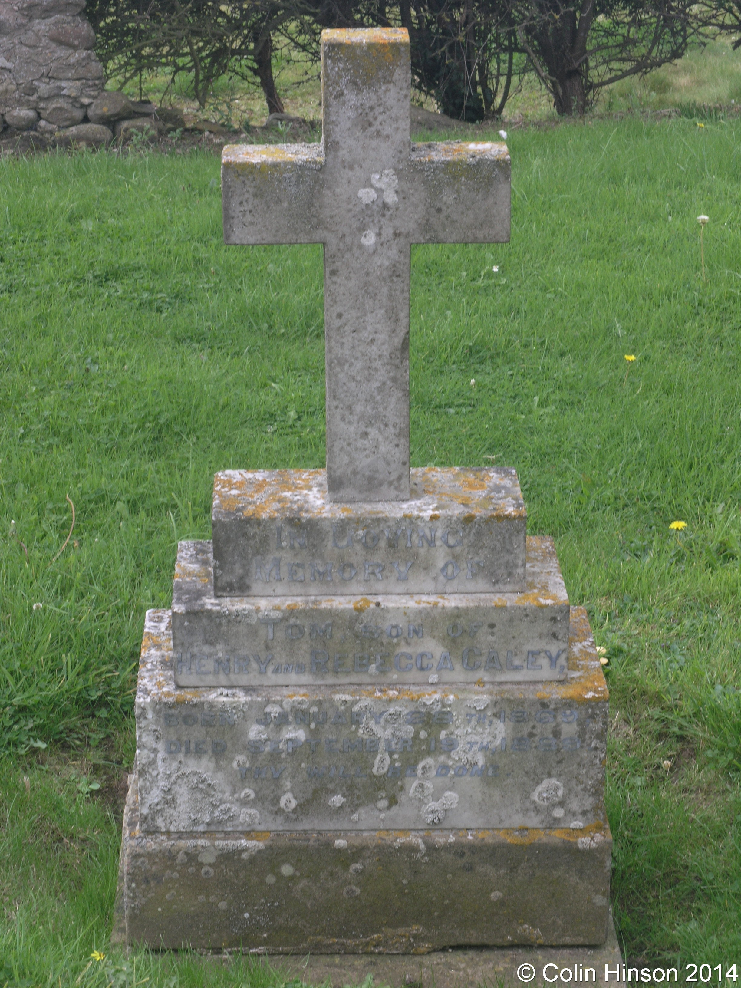 GENUKI: Garton Churchyard gravestones etc., Yorkshire (East Riding)