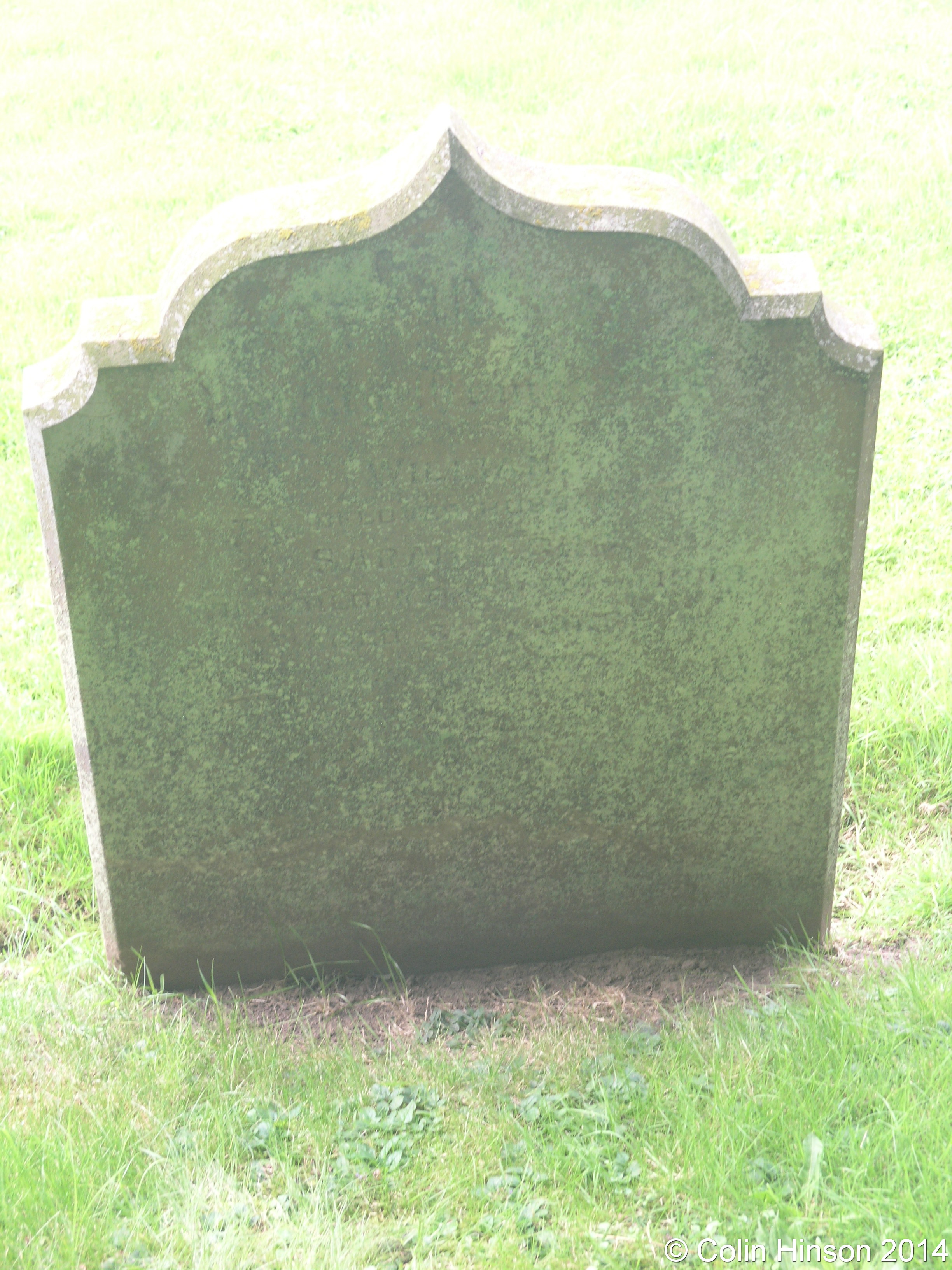GENUKI: Garton Churchyard gravestones etc., Yorkshire (East Riding)