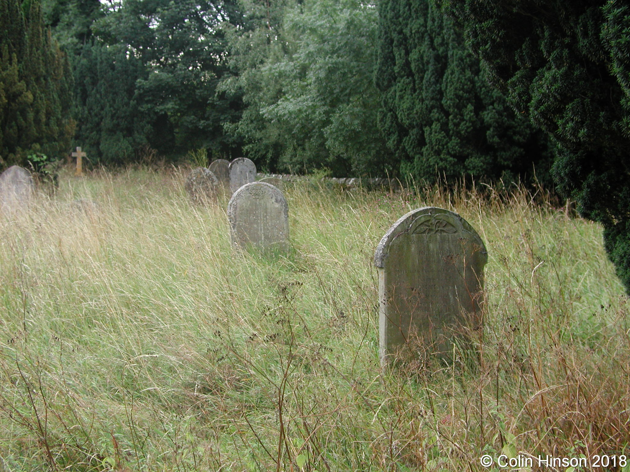 GENUKI: Grinton Graveyard gravestones etc., Yorkshire (North Riding)