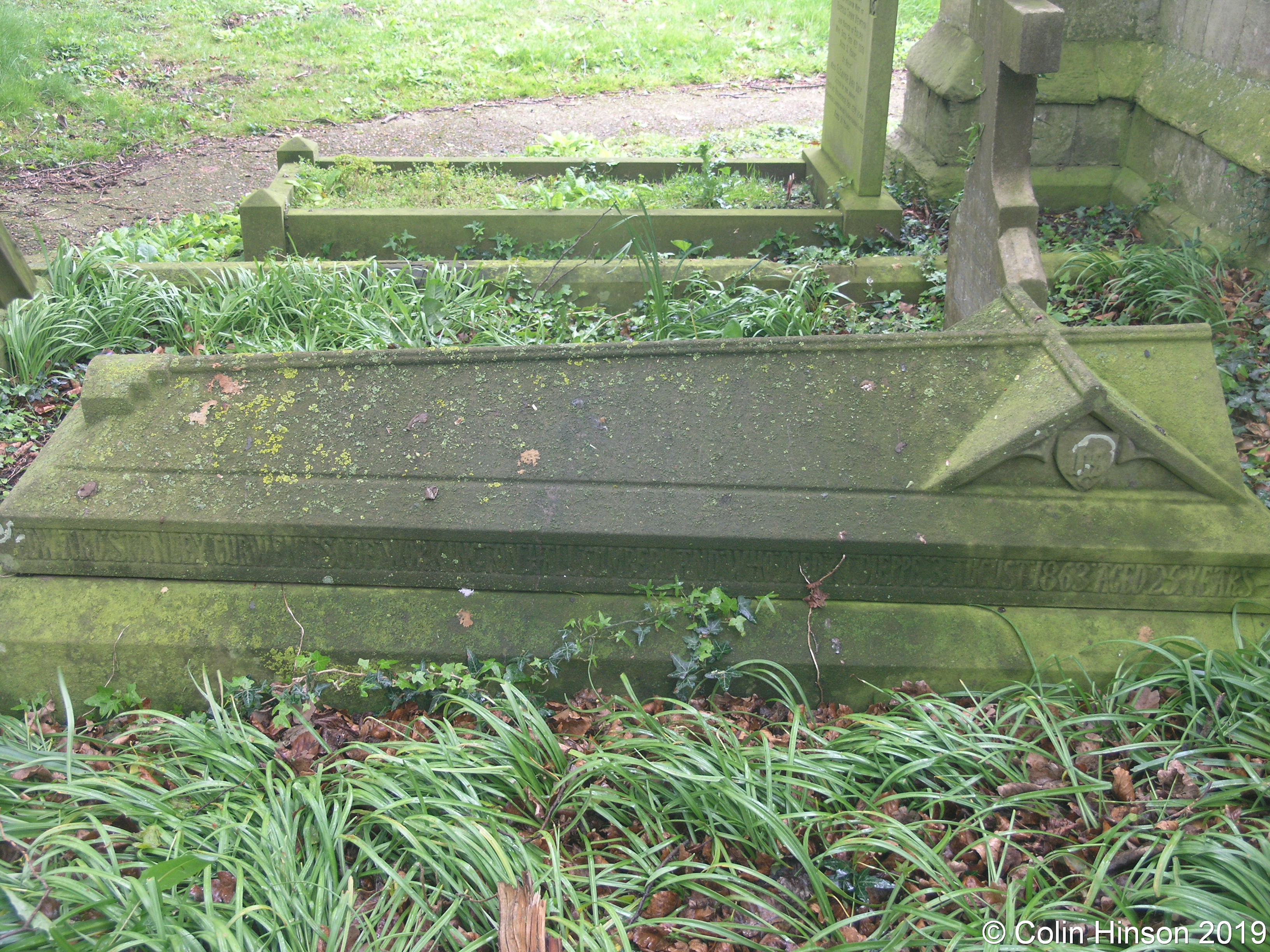 GENUKI: Halsham Churchyard gravestones etc., Yorkshire (East Riding)
