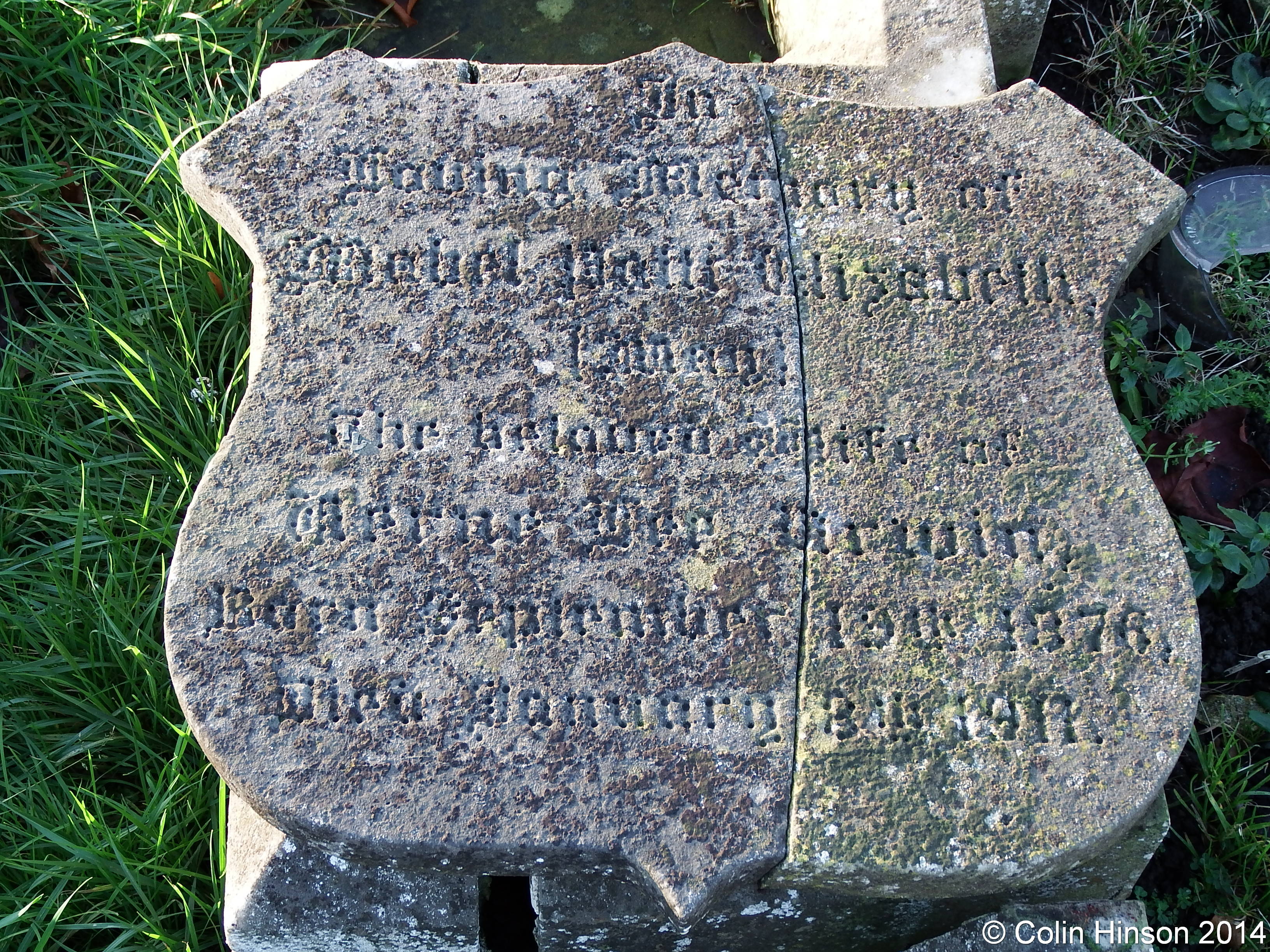 GENUKI: Hornsea Cemetery gravestones etc., Yorkshire (East Riding)
