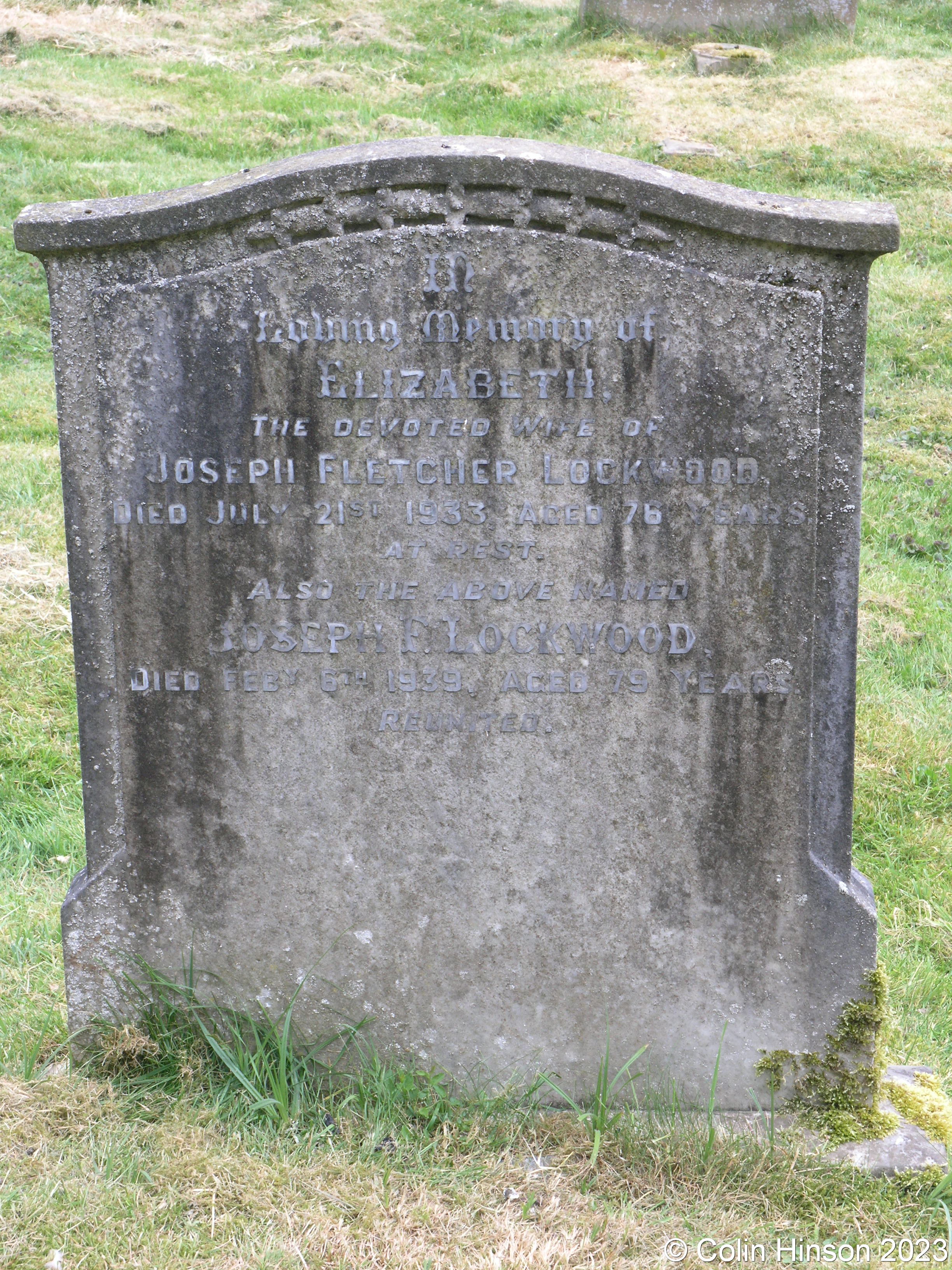 GENUKI: Hotham Churchyard gravestones etc., Yorkshire (East Riding)
