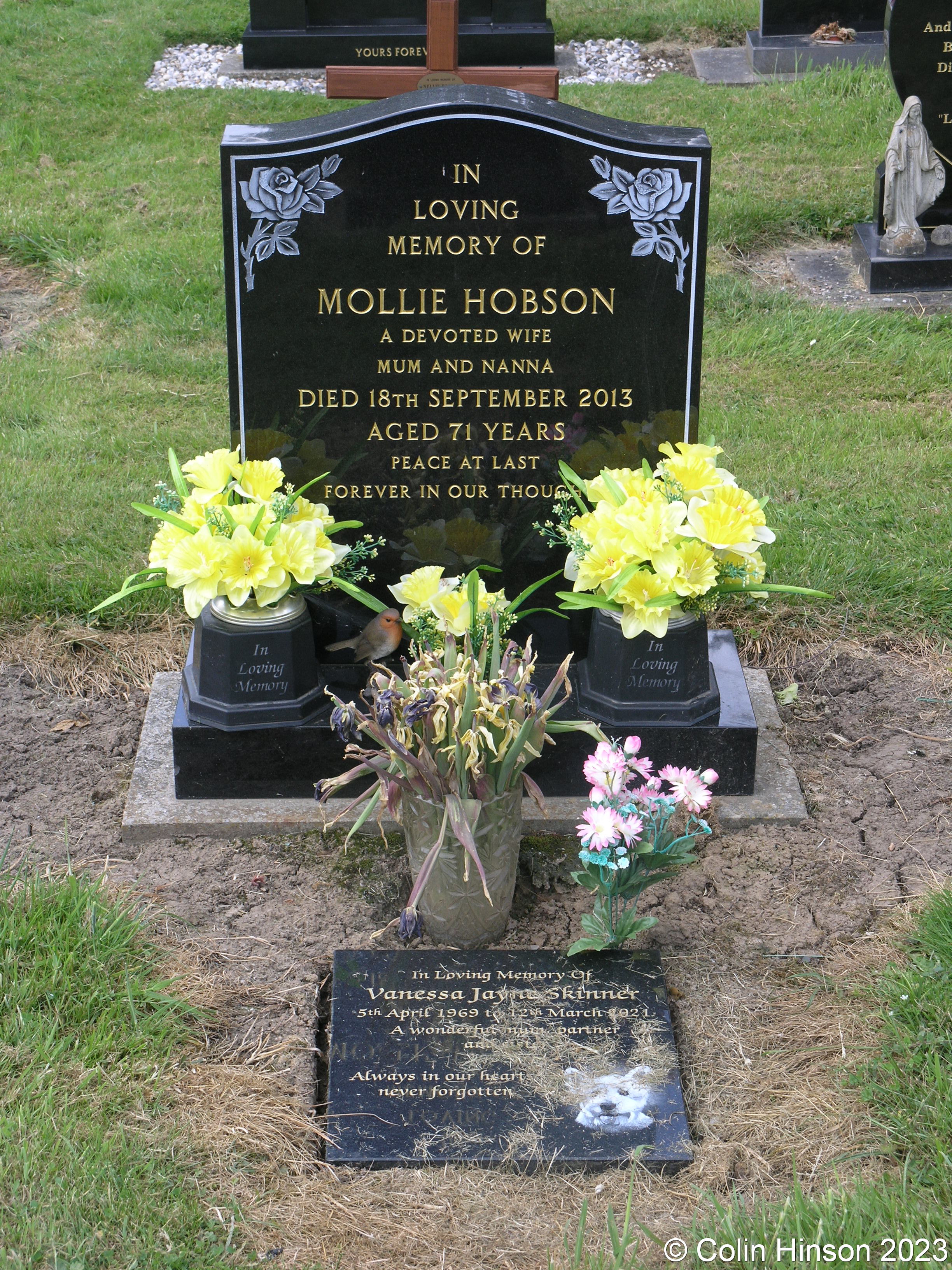 GENUKI: Howden Cemetery gravestones, Yorkshire (East Riding)