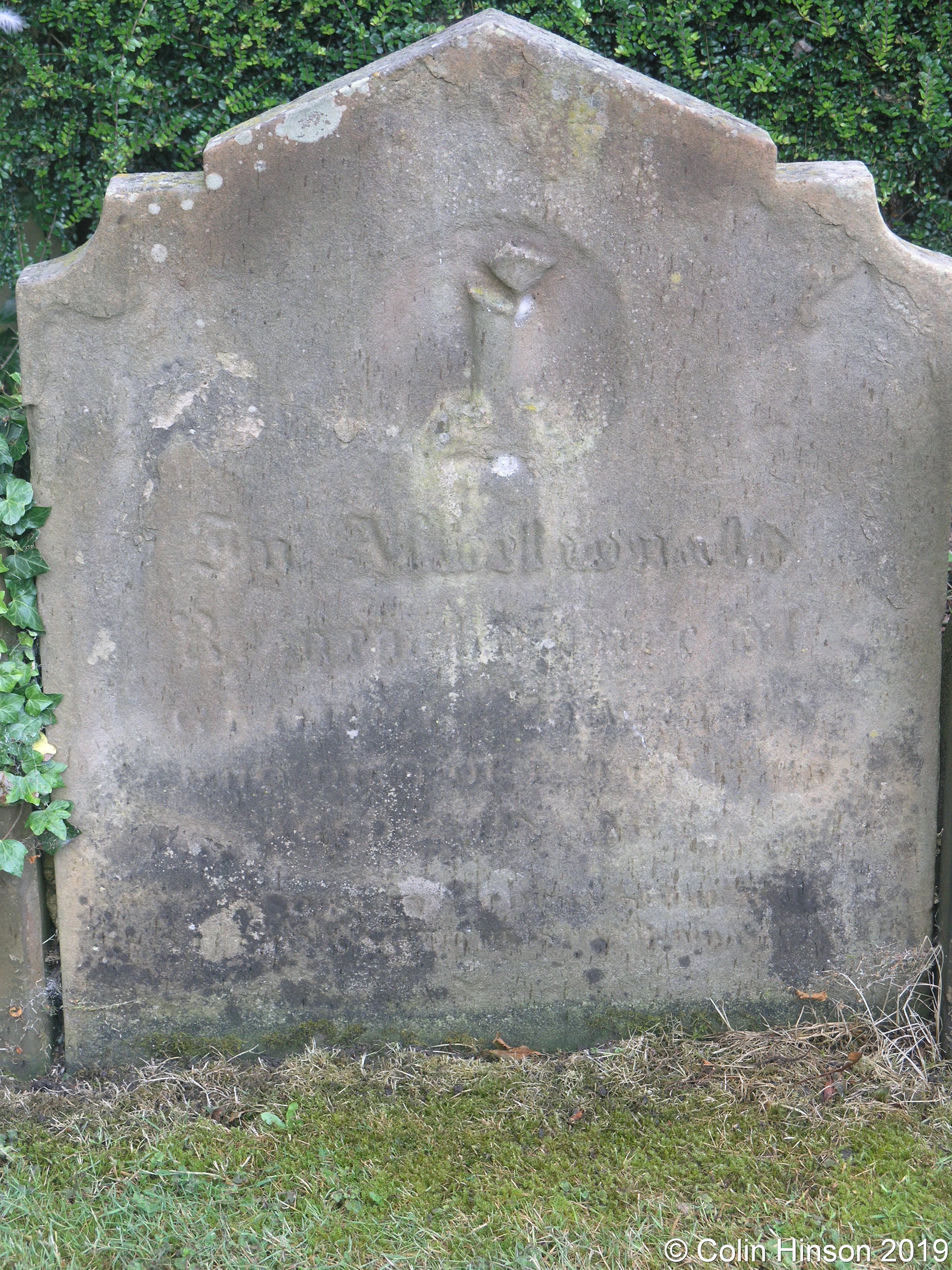 GENUKI: Keyingham Churchyard gravestones etc., Yorkshire (East Riding)