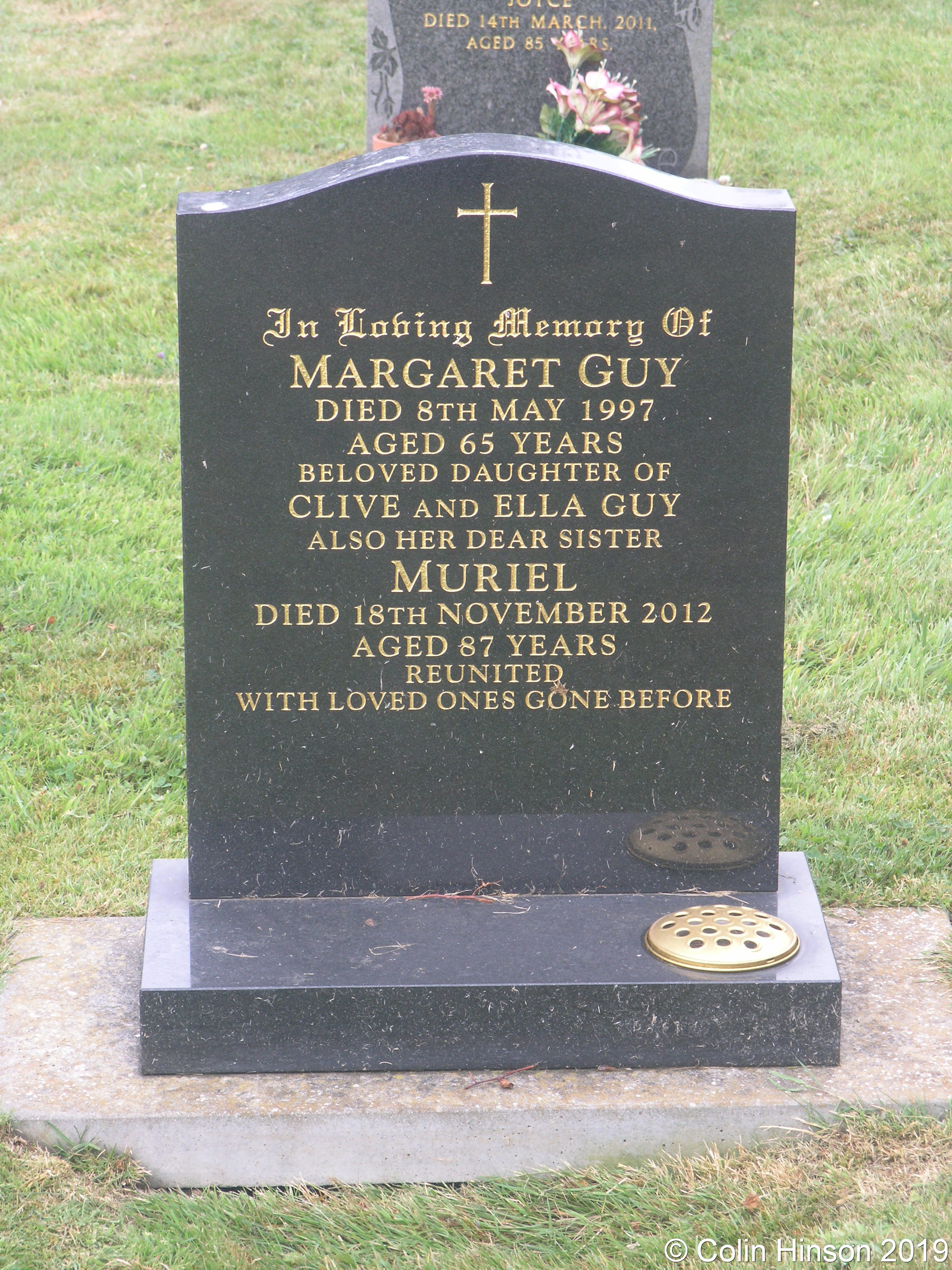 GENUKI: Keyingham Cemetery gravestones etc., Yorkshire (East Riding)