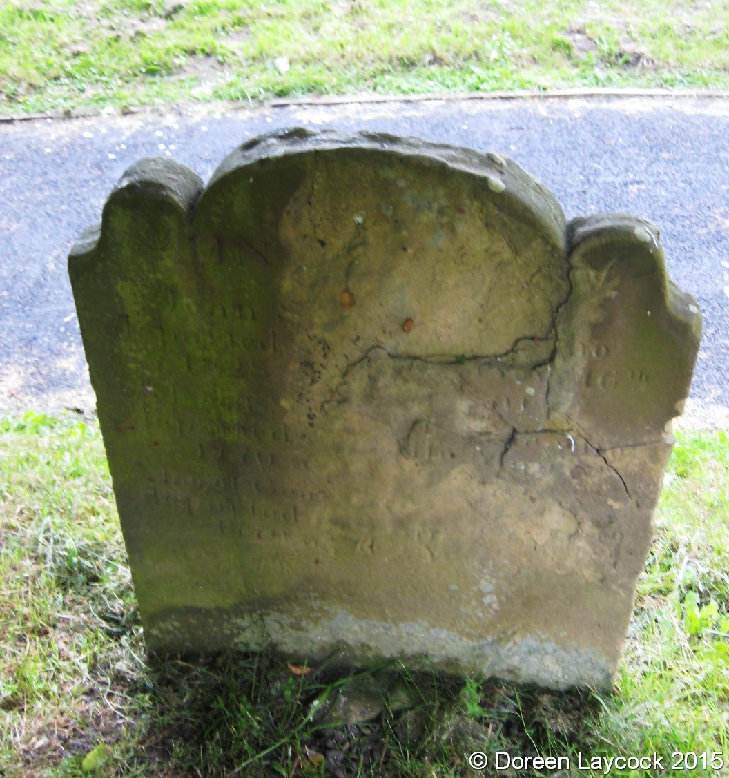 GENUKI: Kilham Churchyard gravestones etc., Yorkshire (East Riding)