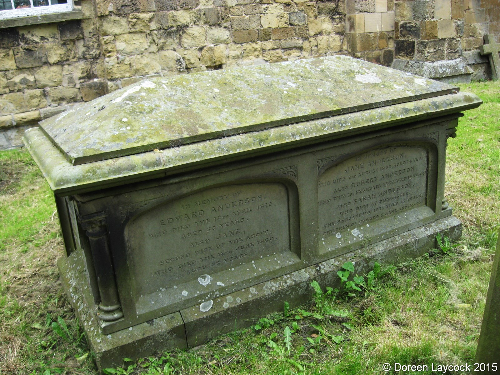 GENUKI: Kilham Churchyard gravestones etc., Yorkshire (East Riding)