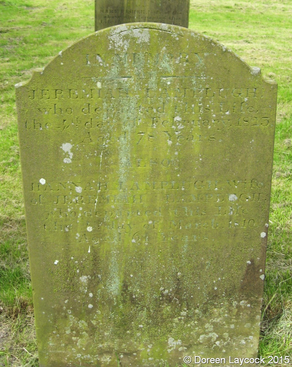 GENUKI: Kilham Churchyard gravestones etc., Yorkshire (East Riding)