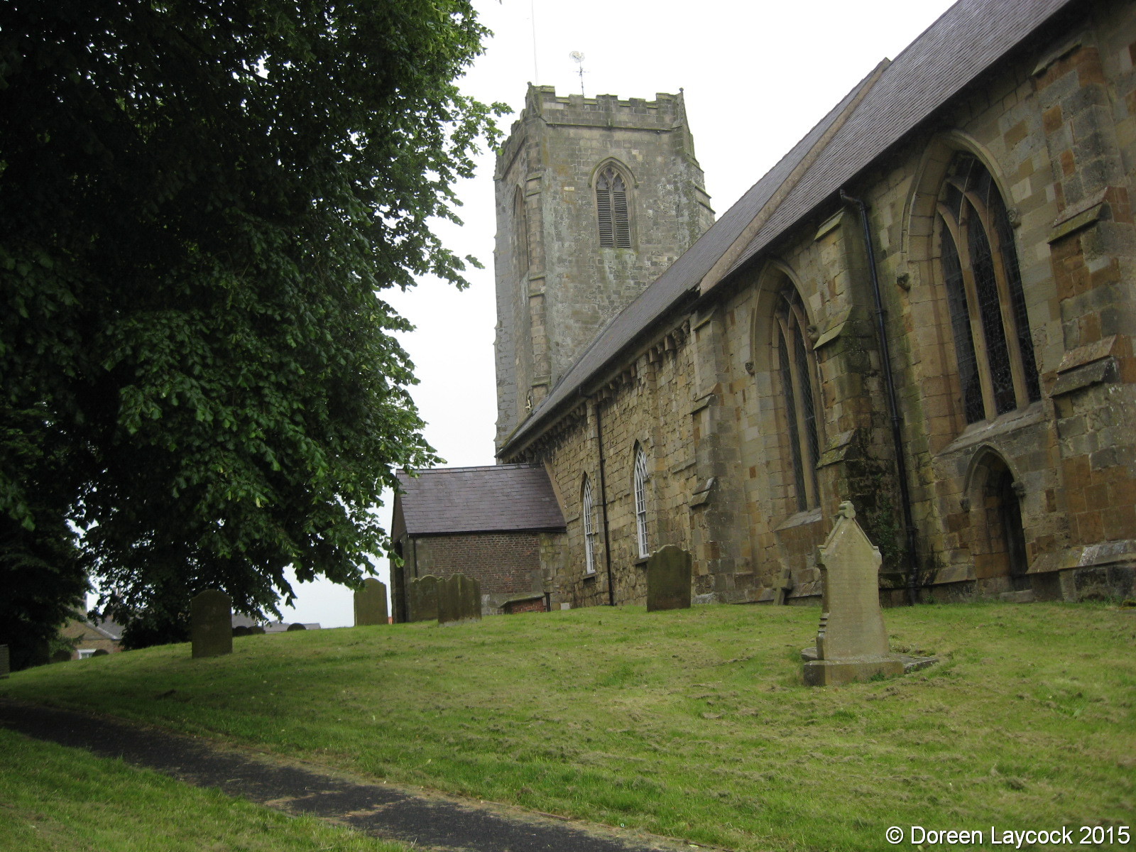 GENUKI: Kilham Churchyard and Church etc., Yorkshire (East Riding)